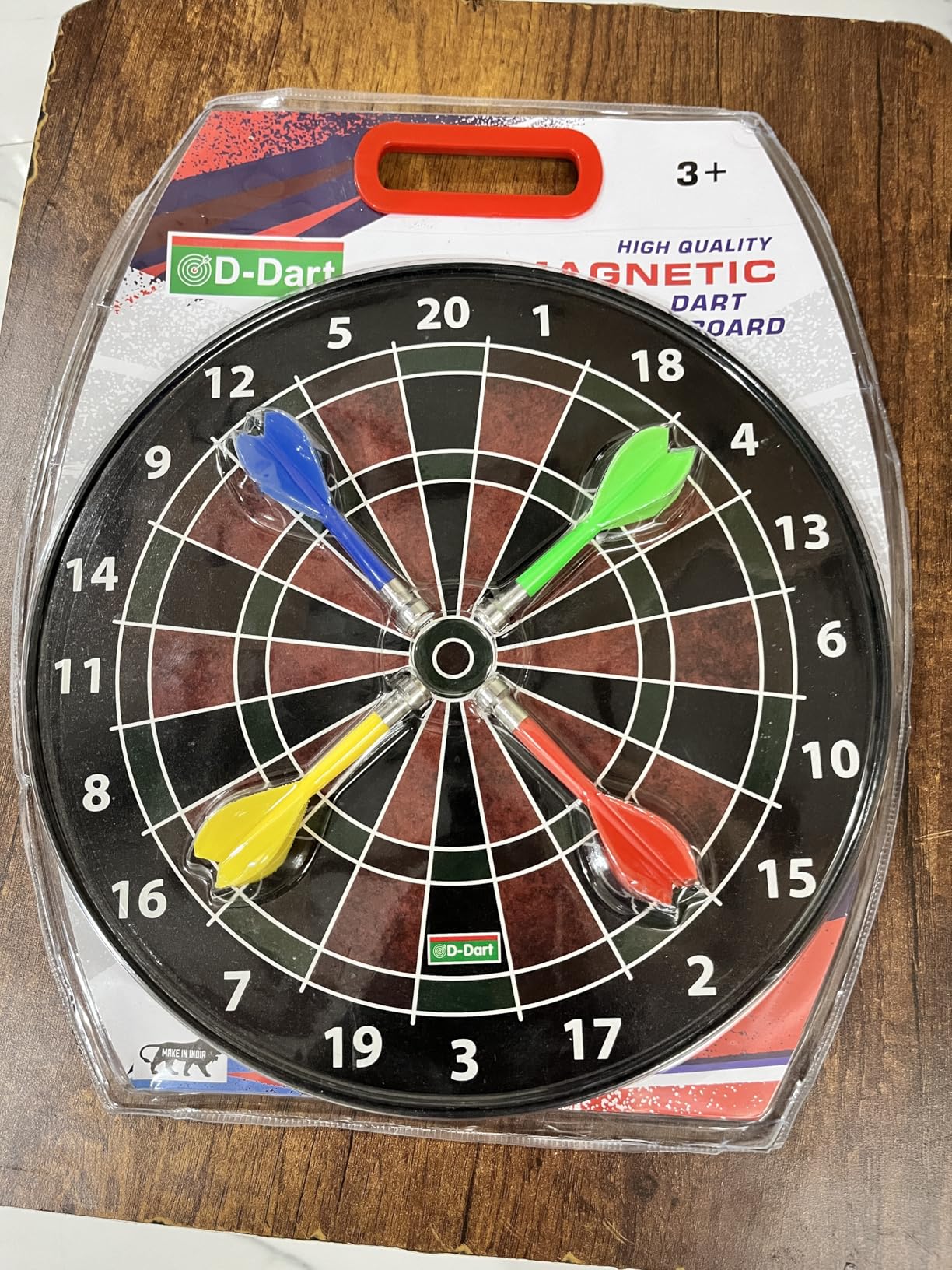 Buy Smartcraft Magnetic Dartboard with 4 Soft Darts Family Indoor ...