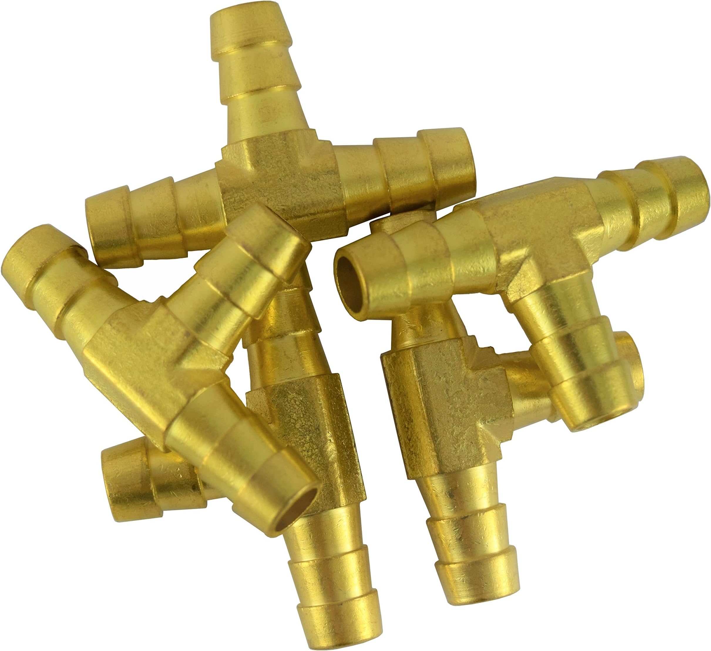 Amazon.com: Vis Brass Hose Barb Fitting, Splicer/Union/Mender, 3/8 ...