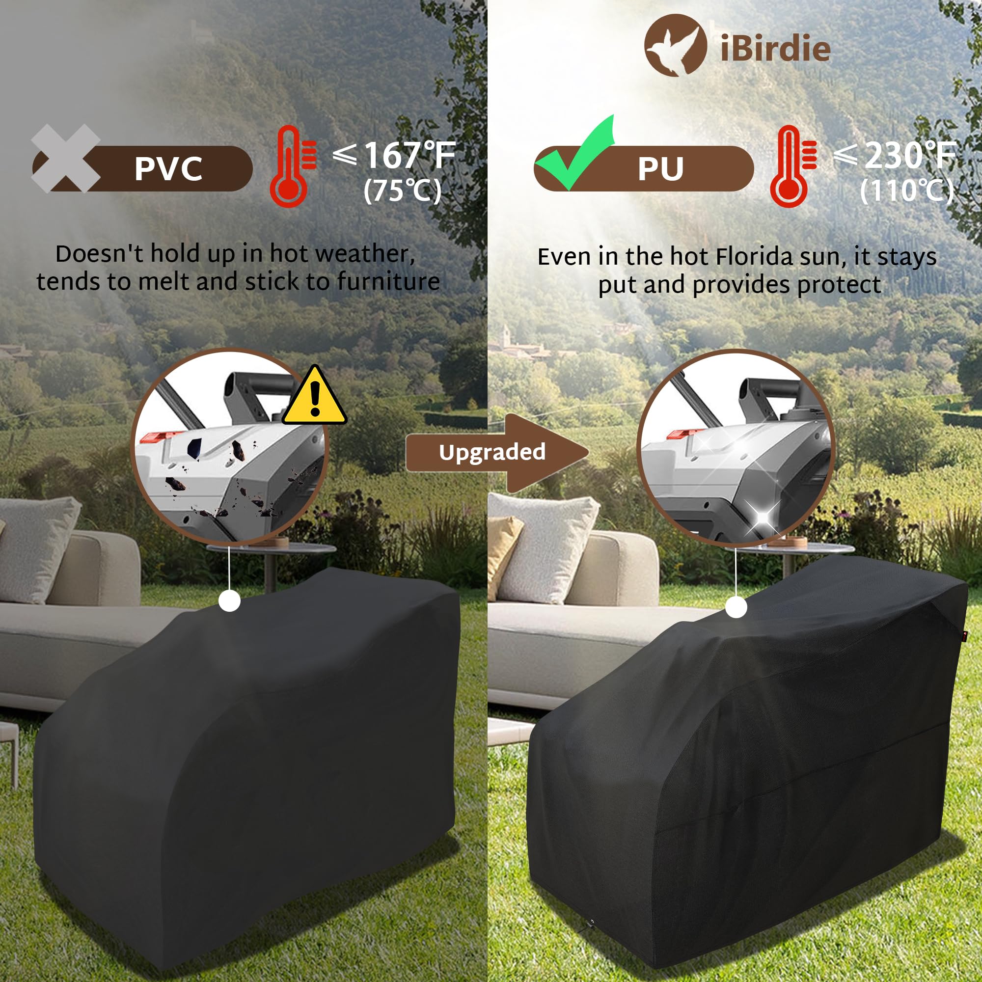 Snapklik.com : Outdoor Waterproof Snow Blower Cover For 21, 24, 26, 28 ...