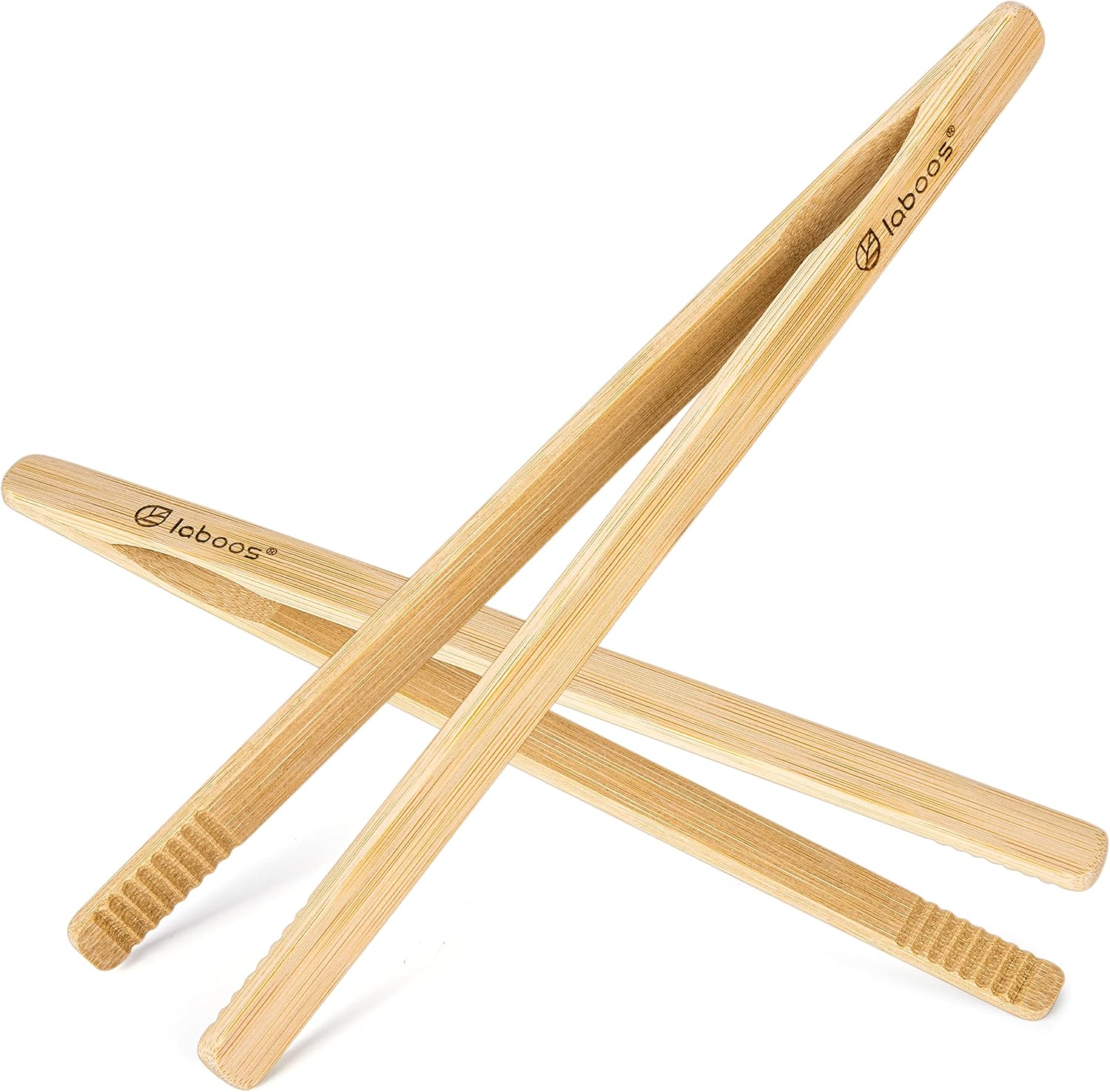 Amazon.com: Reusable 10.2 Inches Long Bamboo Toaster Tongs - Wood ...