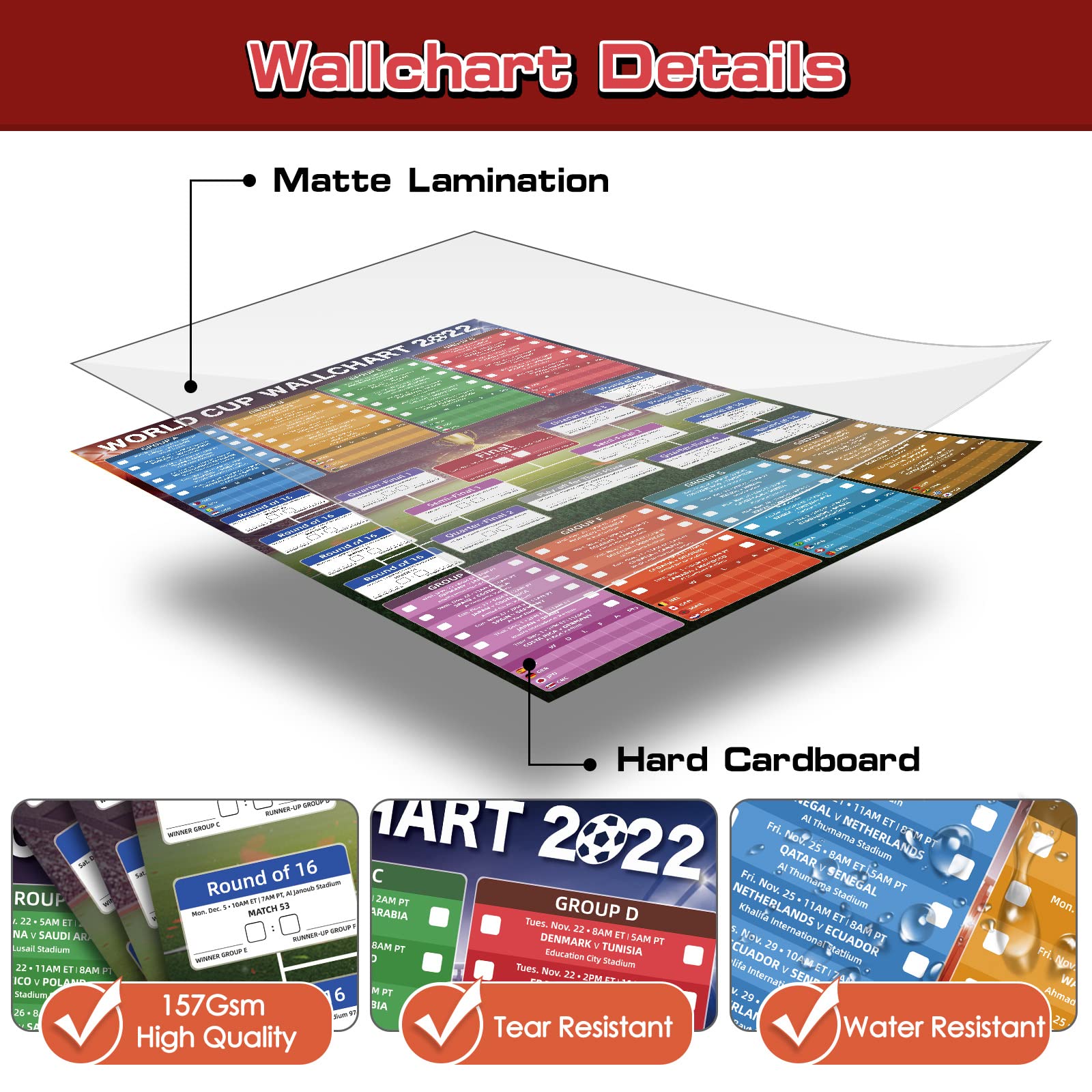 World Cup 2022 Wall Chart