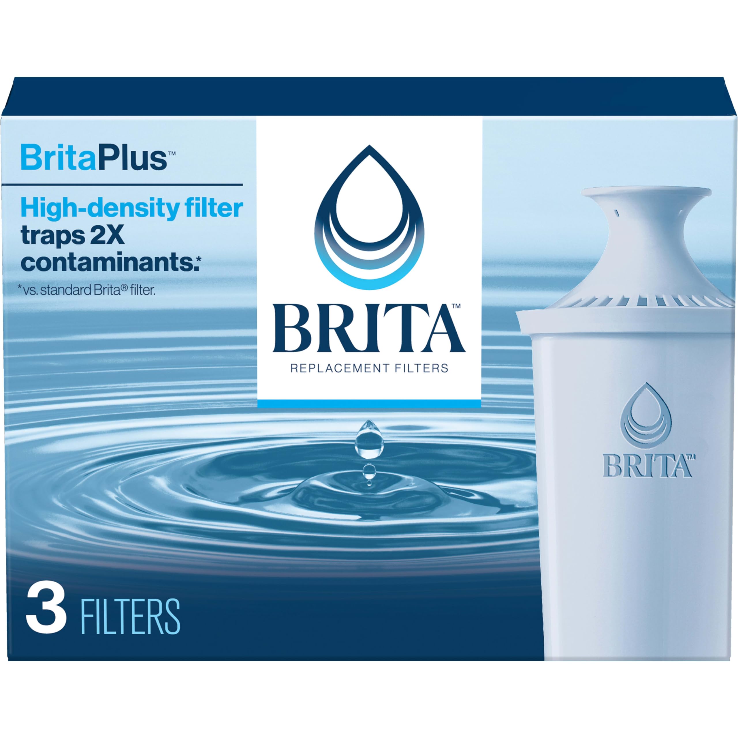 Snapklik.com : Plus Water Filter, High Density Replacement Filter For ...