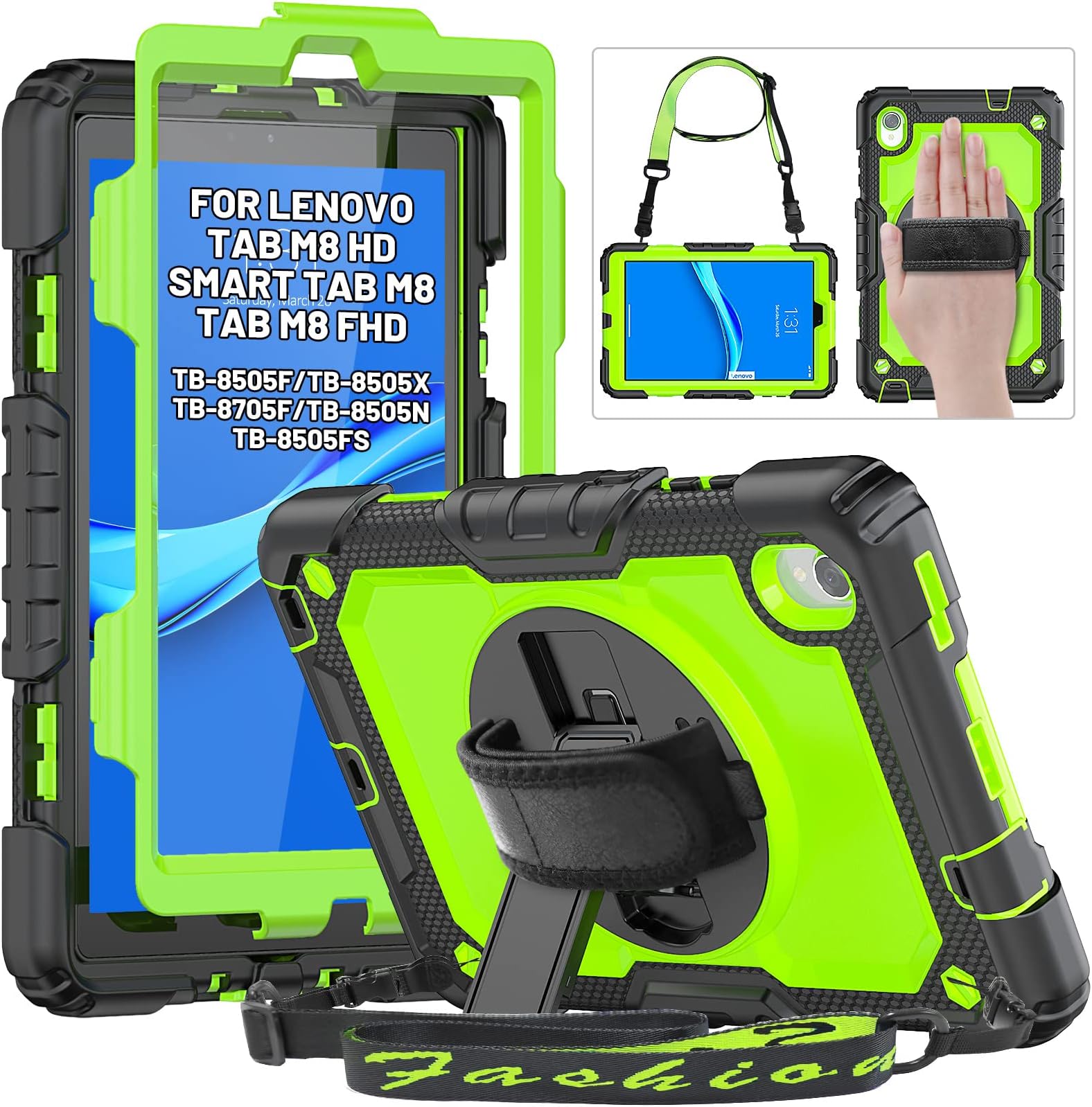 Amazon.com: FIEWESEY for Lenovo Tab P12 12.7 Inch Tablet Case,Heavy ...