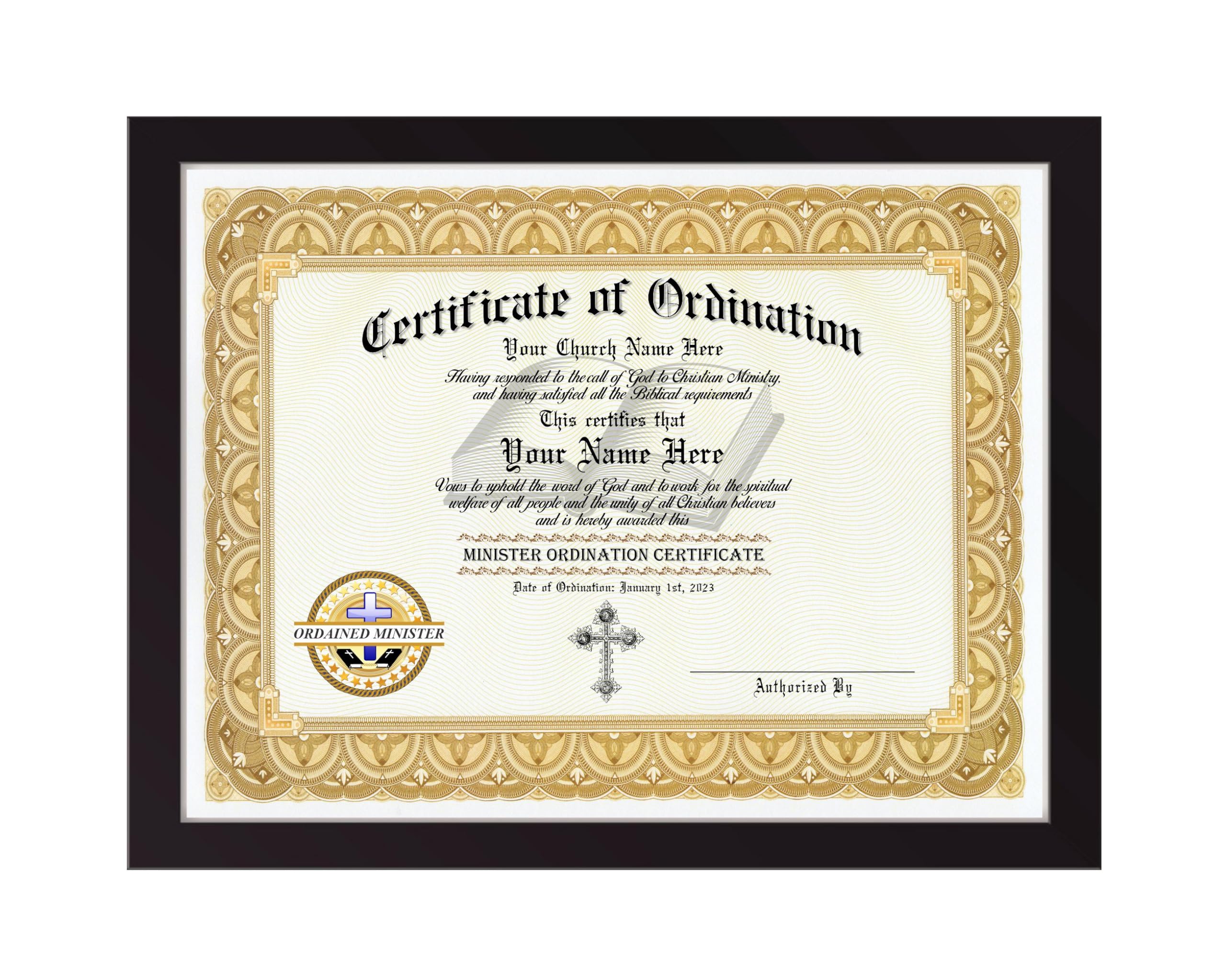 Apostle Ordination Certificate