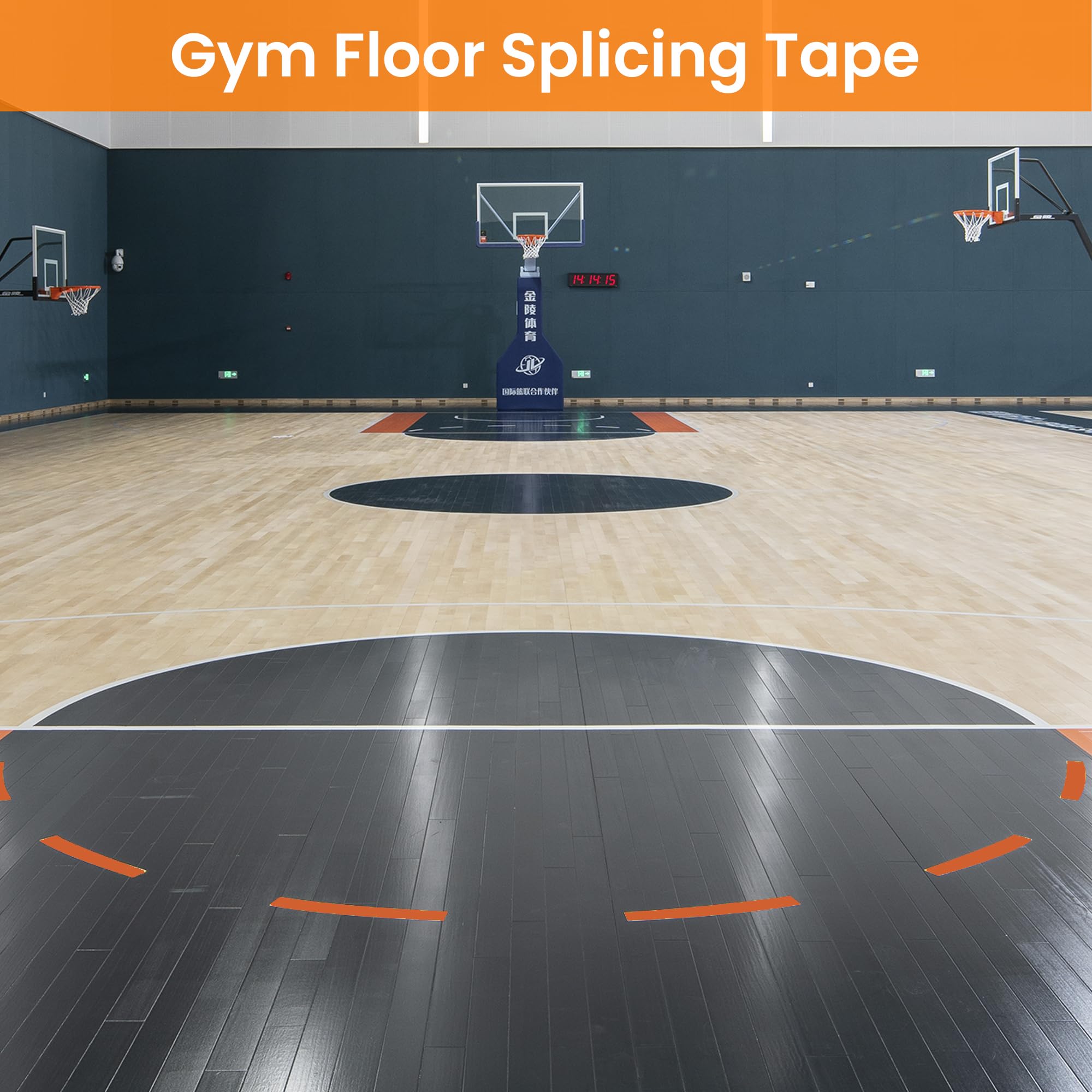Snapklik.com : Floor Tape Orange Vinyl Tape 2" X 36 Yds, Floor Caution ...