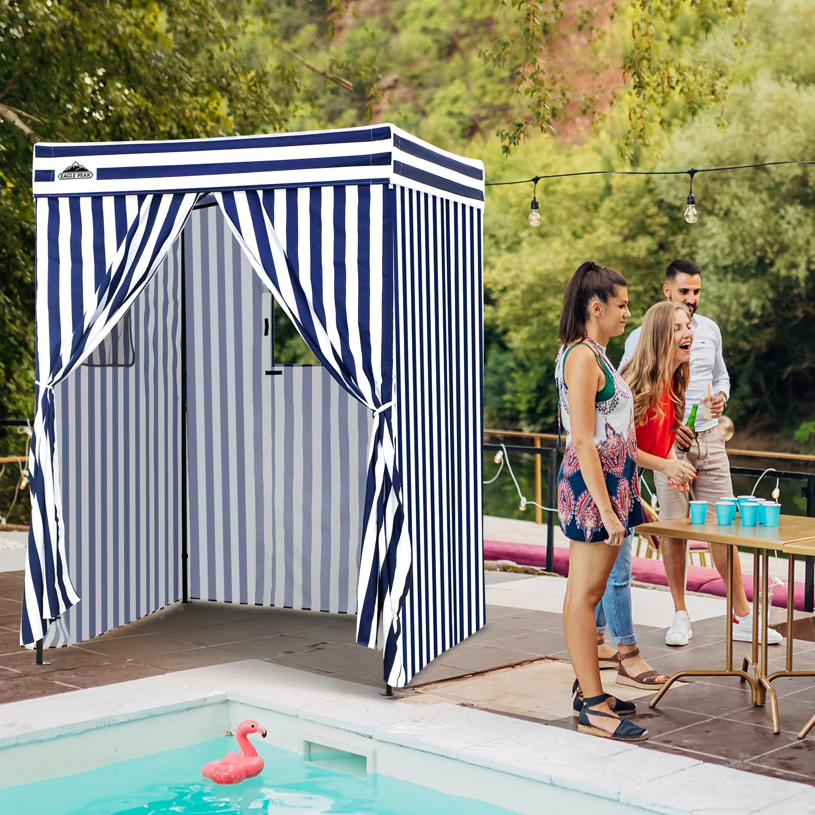 Snapklik.com : EAGLE PEAK Flex Compact 5x5 Pop-up Canopy Changing Room