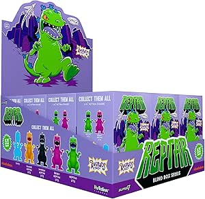 Amazon.com: Super7 Rugrats Reptar Blind Box Wave 01 - Set of 12 Action ...