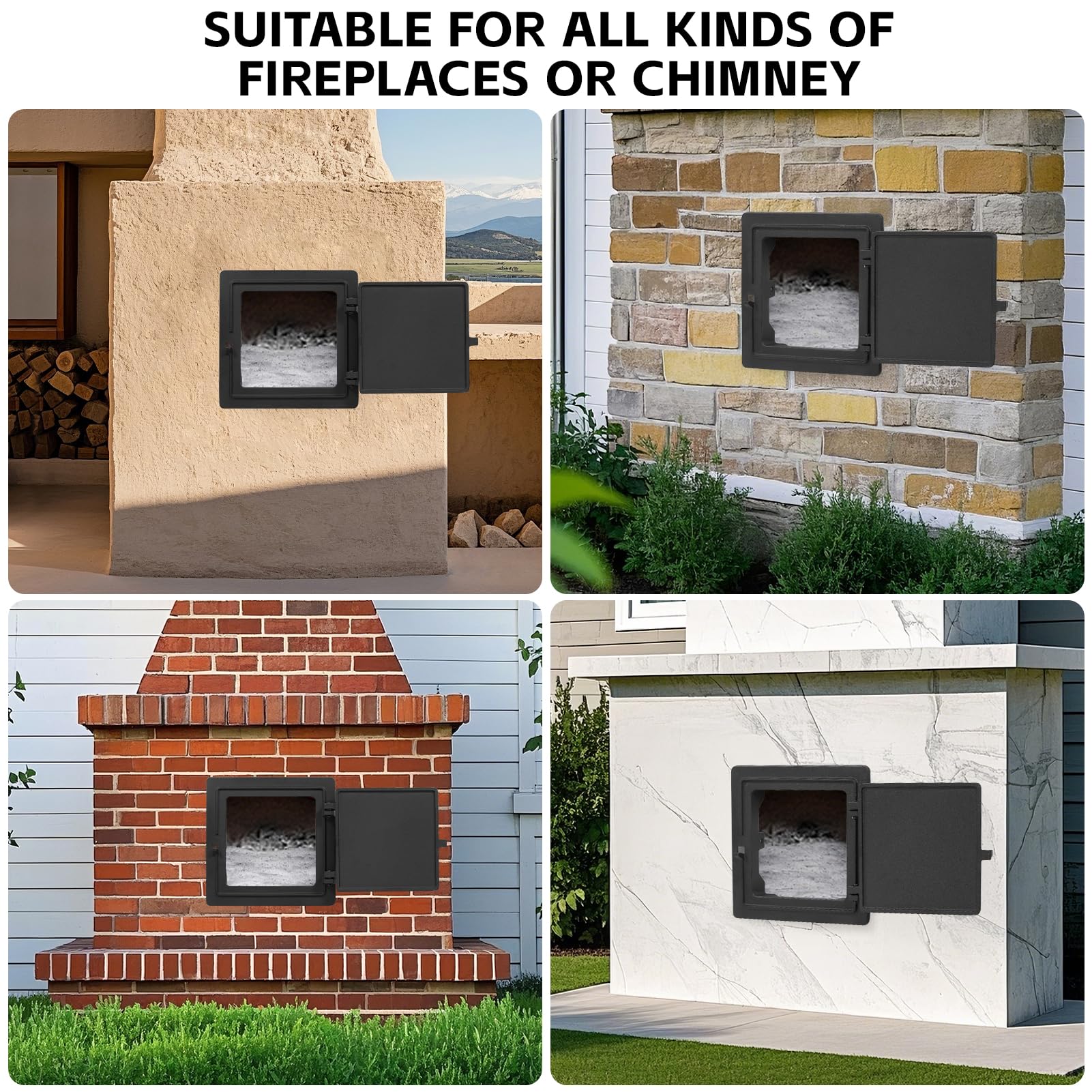 Fireplace Ash Dump Door