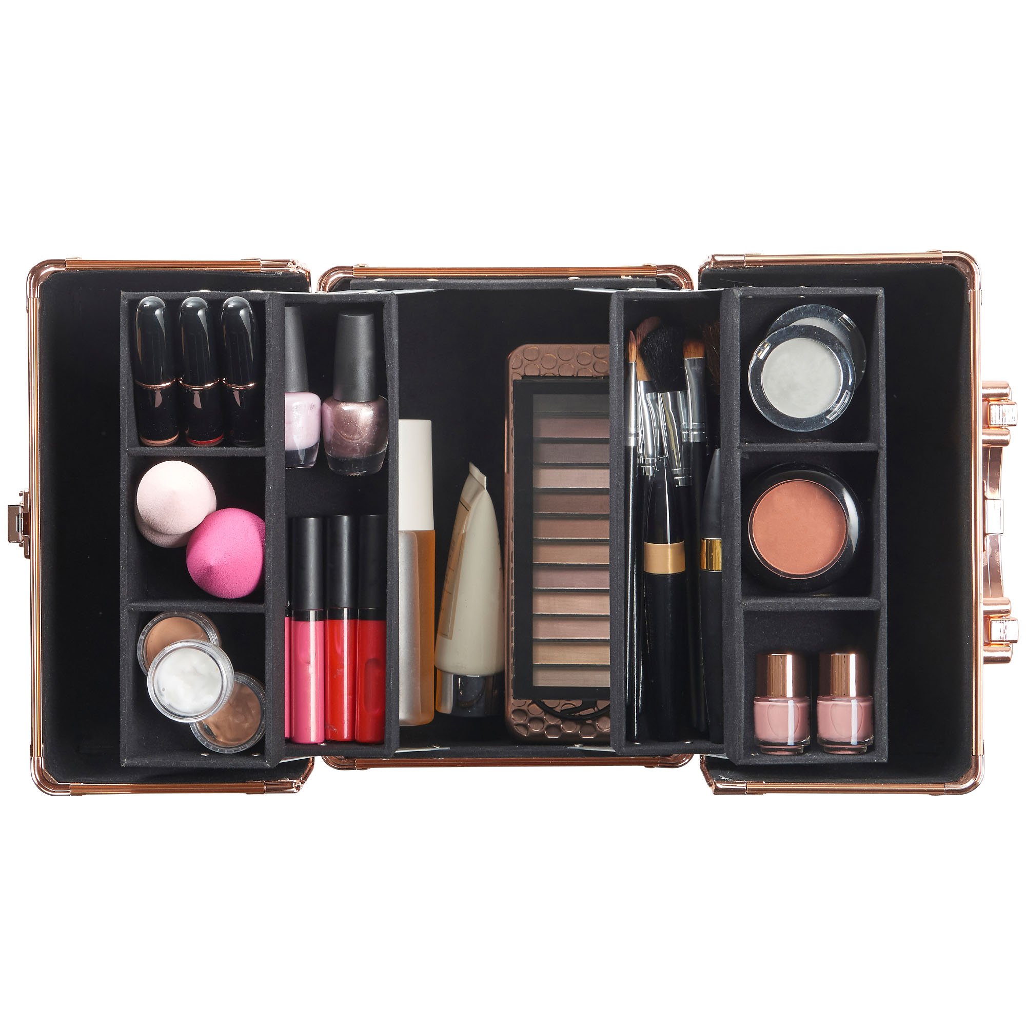 Beautify Make Up Organiser - Medium Size Pink Professional Travel ...