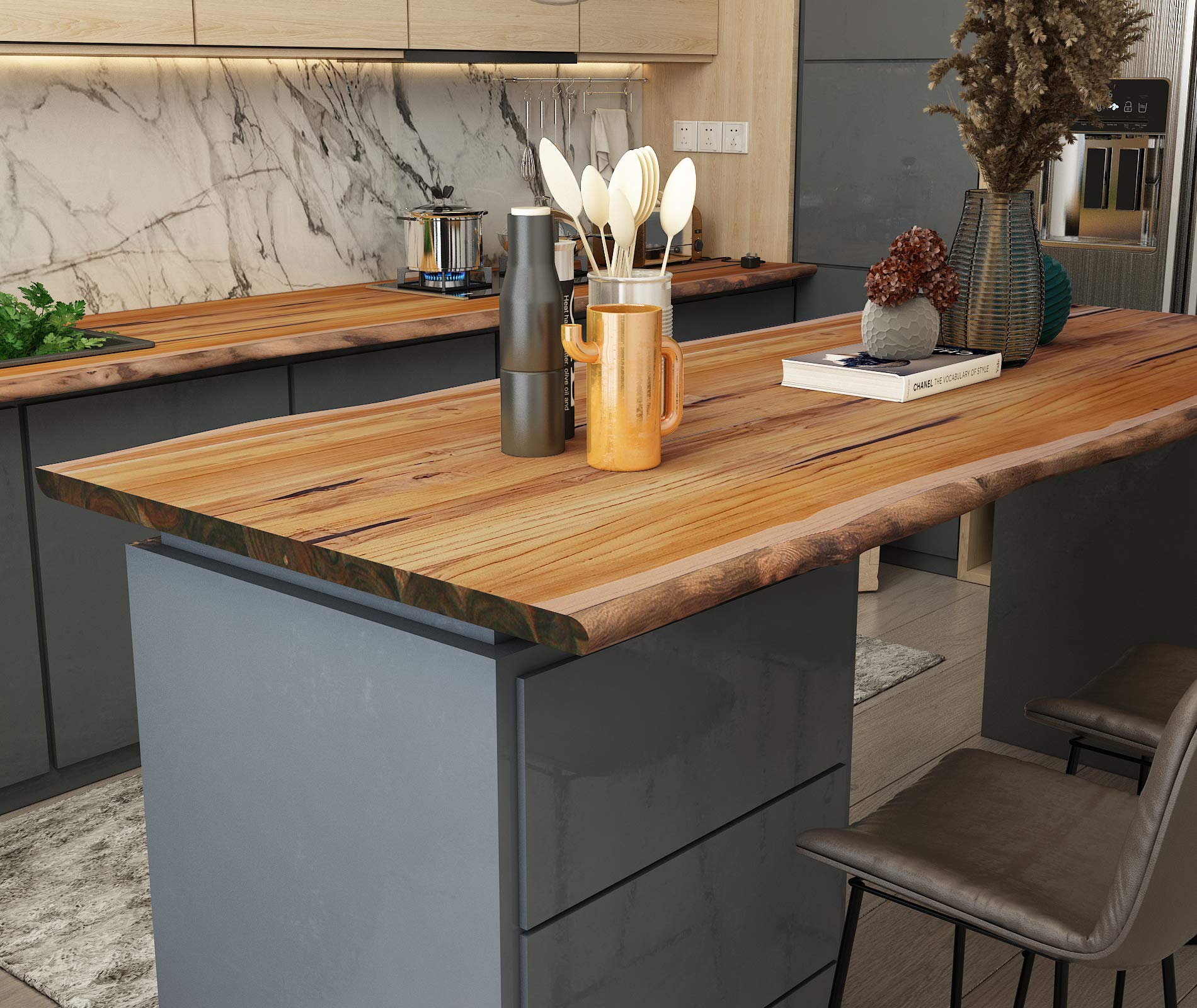 Live Edge Wood Countertops Kitchen Countertops Quality By Design