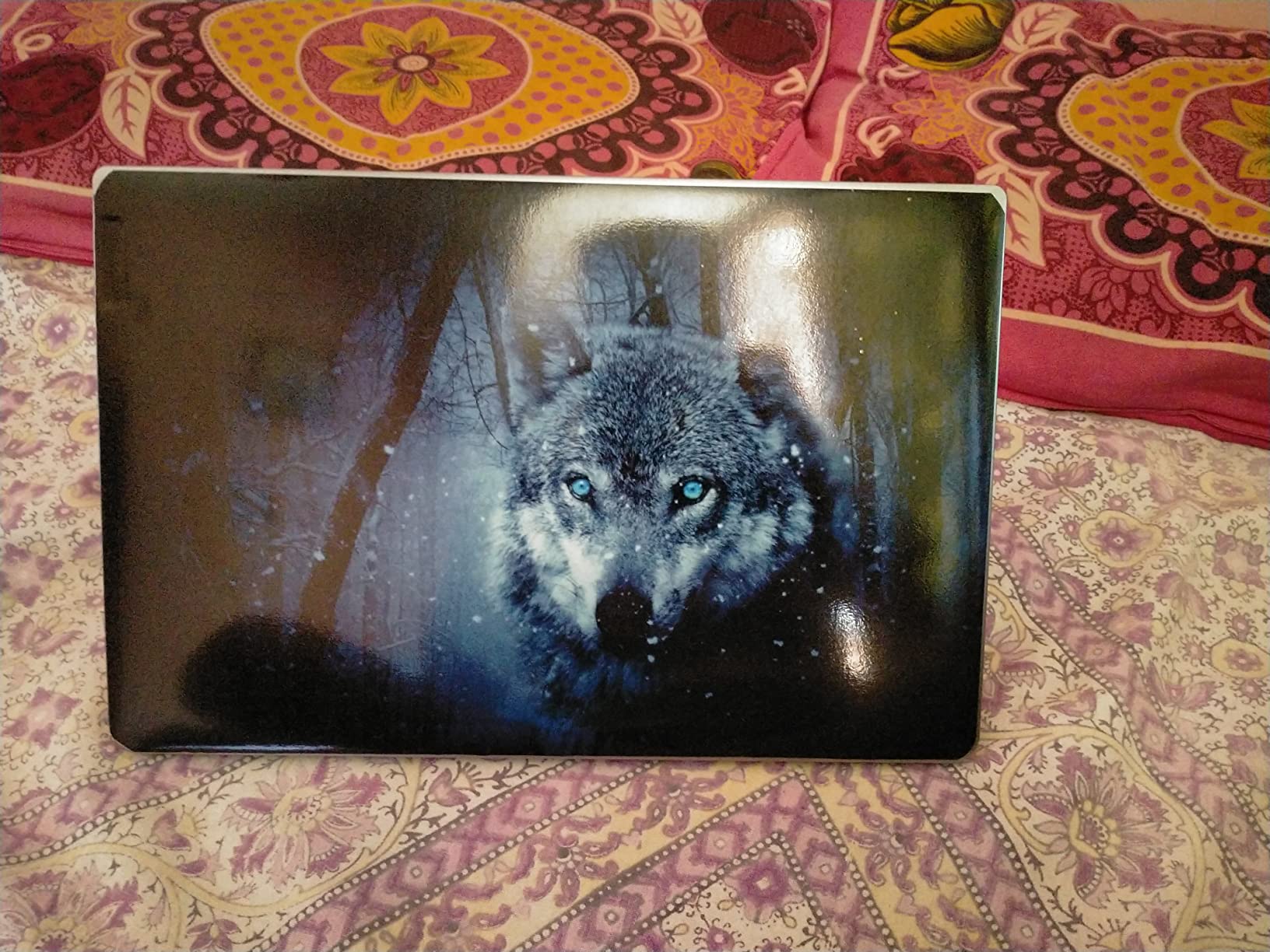 ISEE 360® Laptop Skin Cover Laminated Wolf Stickers and Free Track pad ...