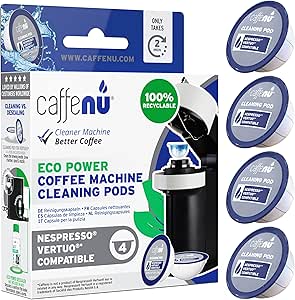 Caffenu | Capsules de nettoyage compatibles Nespresso Vertuo | Pour un ...
