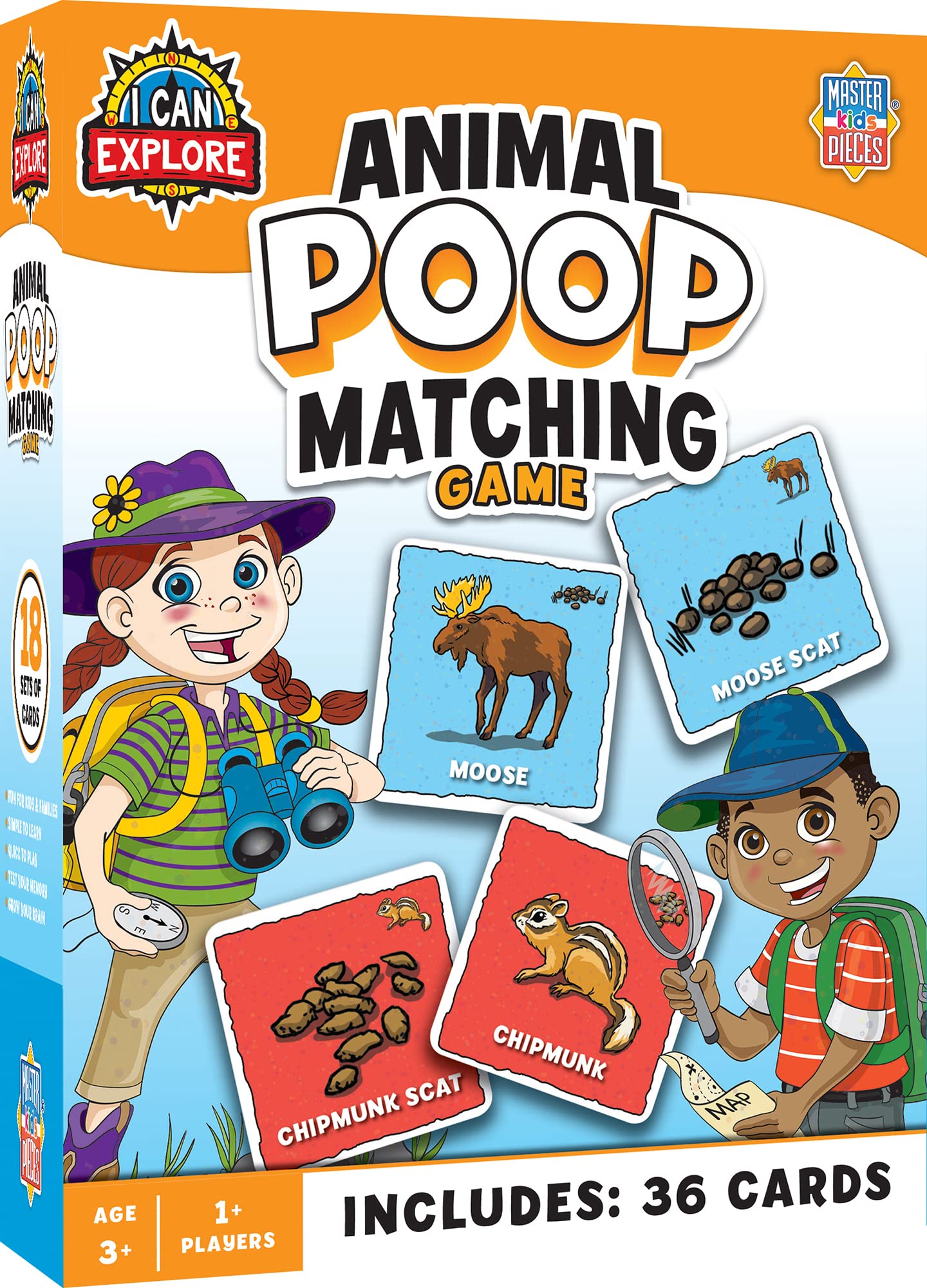 Amazon.com: MasterPieces Licensed Kids Games - I Can Explore - Animal ...