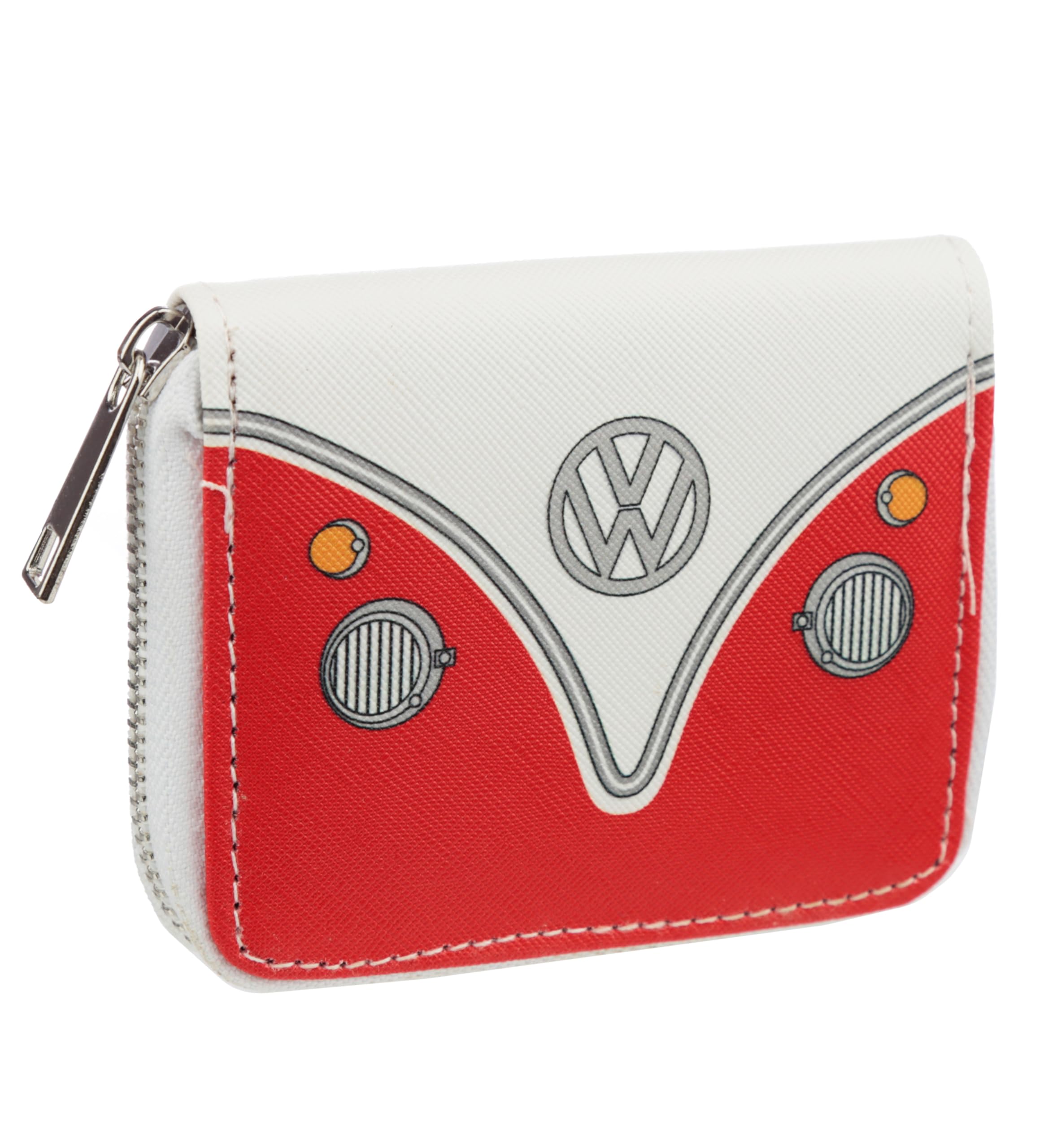 Puckator Volkswagen VW T1 Camper Bus Red Zip Around Small Wallet Purse ...
