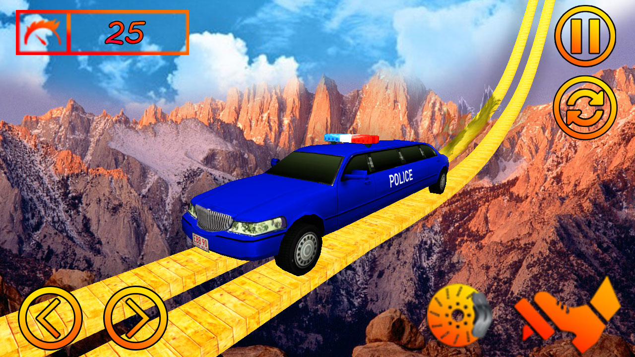 US Police Limousine Car Stunt Racing Game - App on Amazon Appstore