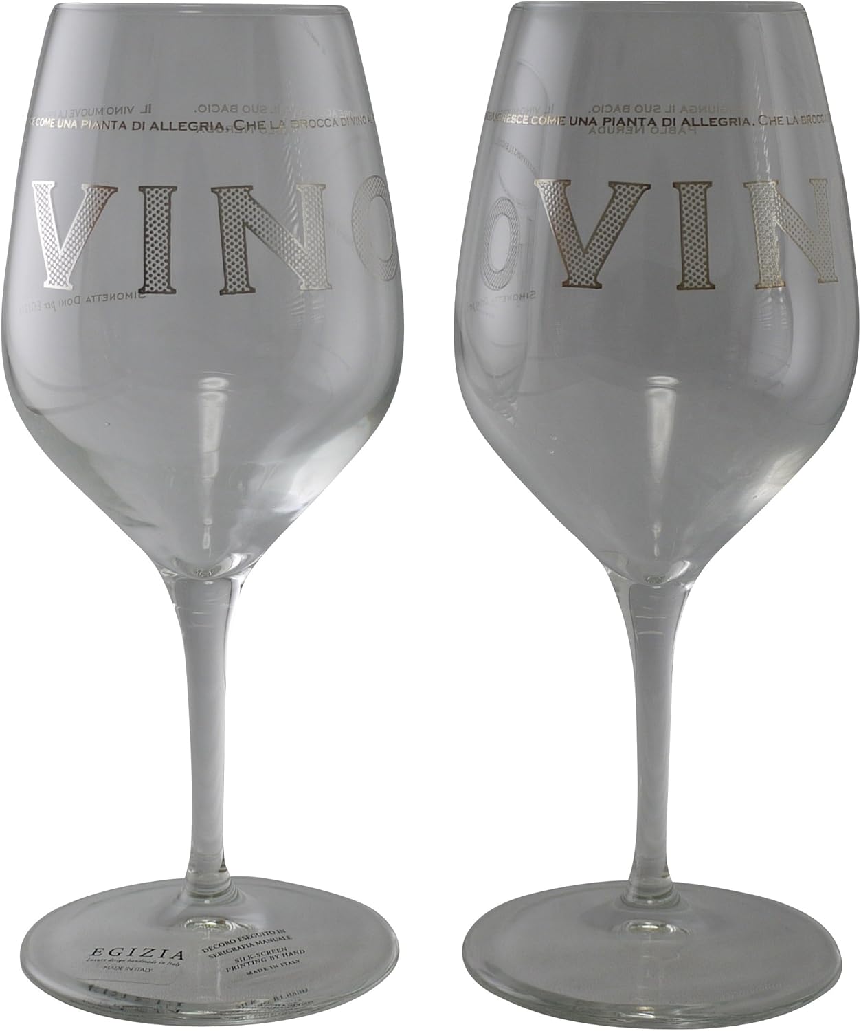 EGIZIA Peruke Roh wine glass 2PC (japan import) : Amazon.ca: Home