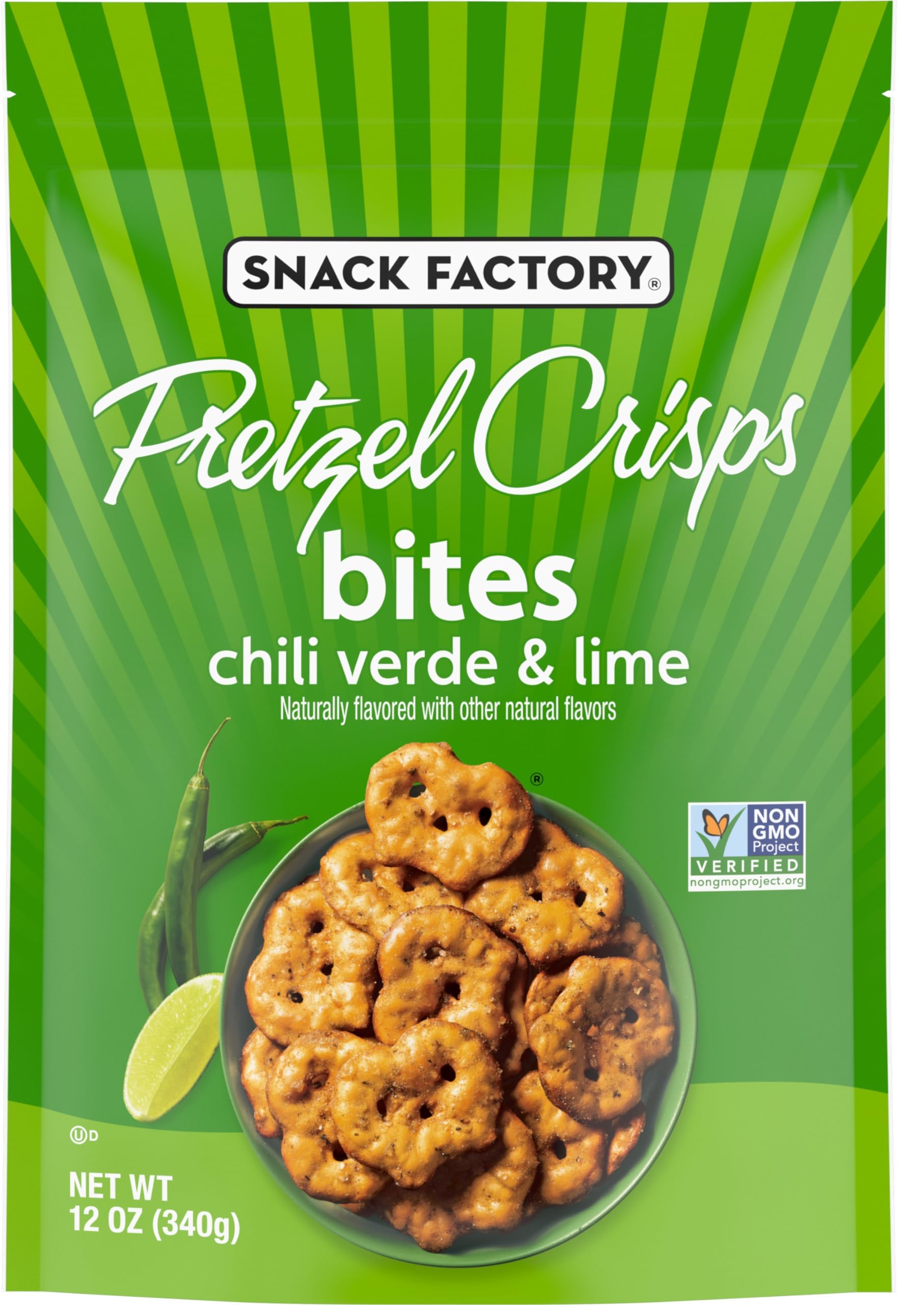 Amazon.com: Snack Factory Original Pretzel Crisps, Non-GMO, 14 oz Party ...