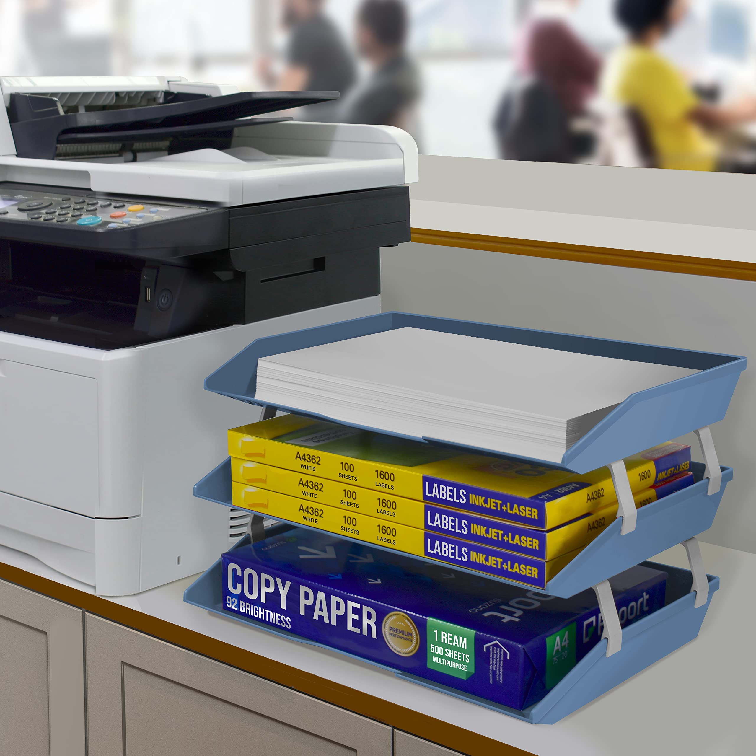 Snapklik.com : Acrimet Facility 3 Tier Letter Tray Side Load Plastic ...