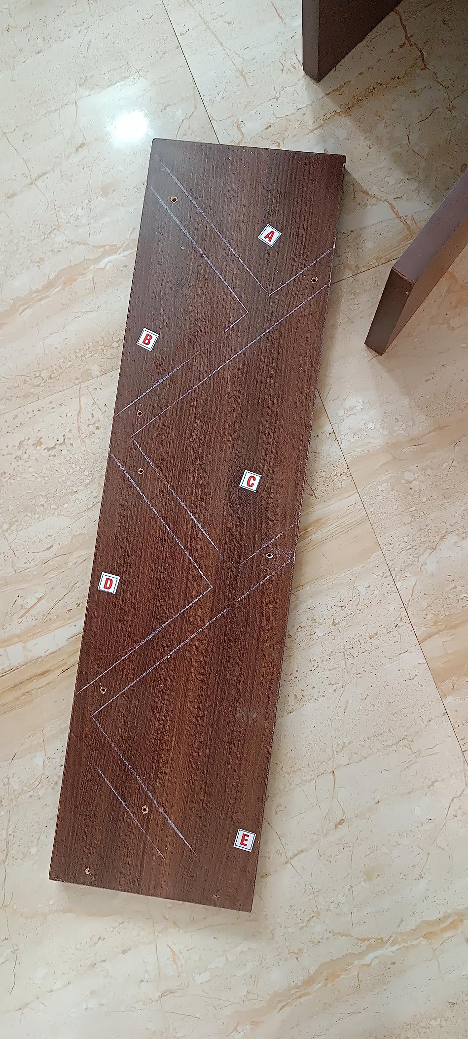 Wrolavi® Wooden Book Rack, Space Saver Engineered Wood Book Shelf for ...