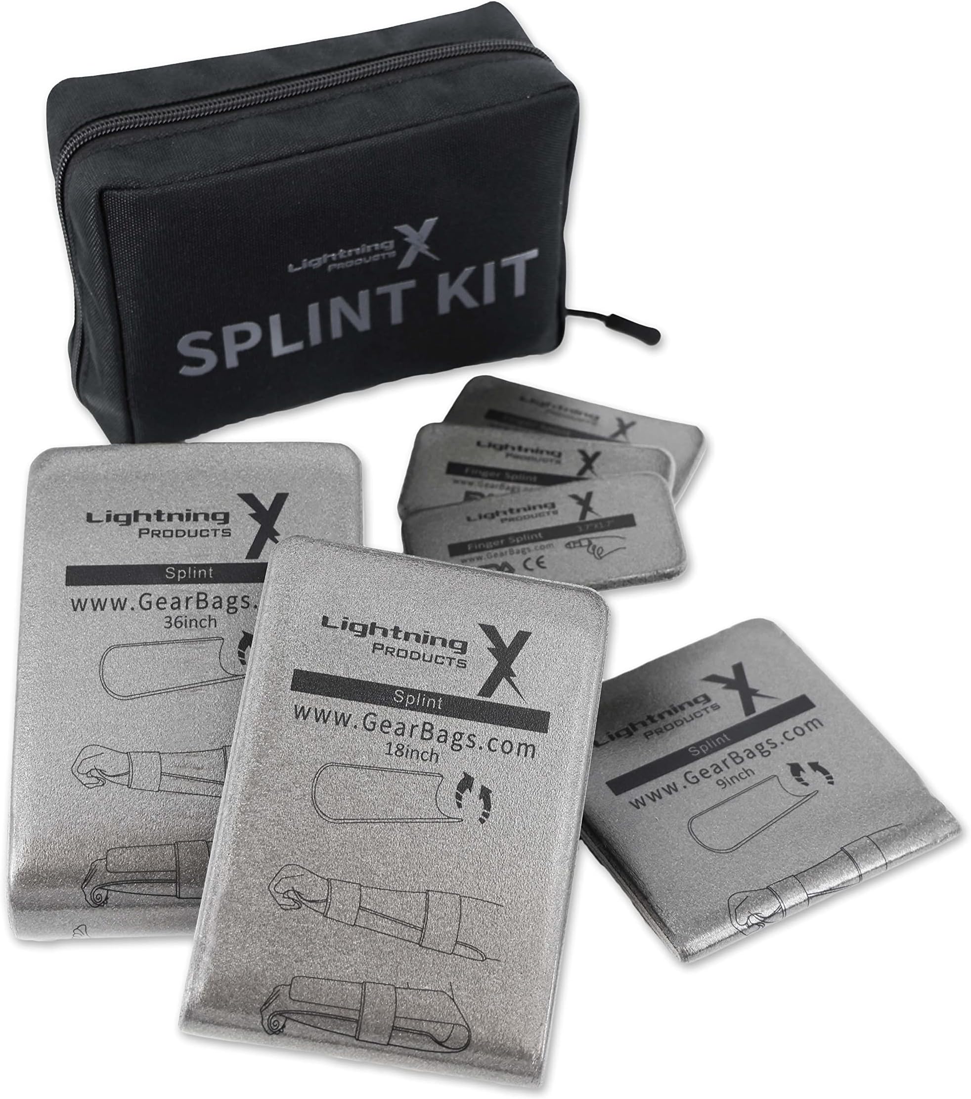 Amazon.com: Lightning X Folded Universal Foam & Aluminum Medical ...