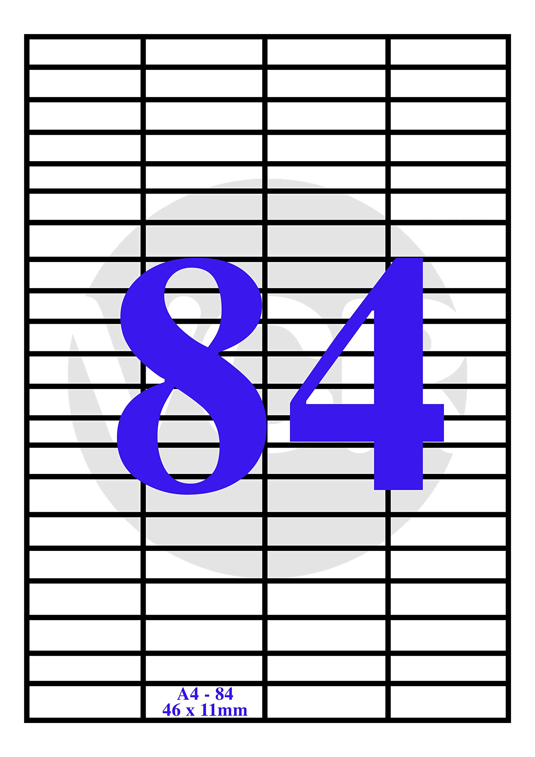 VCR A4 Size White Self Adhesive Label/Sticker for Printer (Inject ...