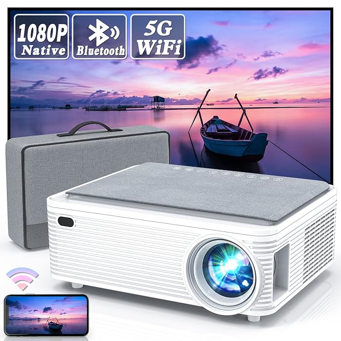 Buy WISELAZER Projector 4K Native 1080P, Full HD Home/Outdoor Cinema ...