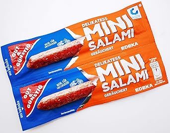 Gut & Günstig Mini Salami 2 x 25g, 50er Pack (50 x 50g) : Amazon.de ...