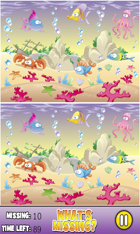 Aplicación What's Missing? Kids Edition FREE en Amazon Appstore