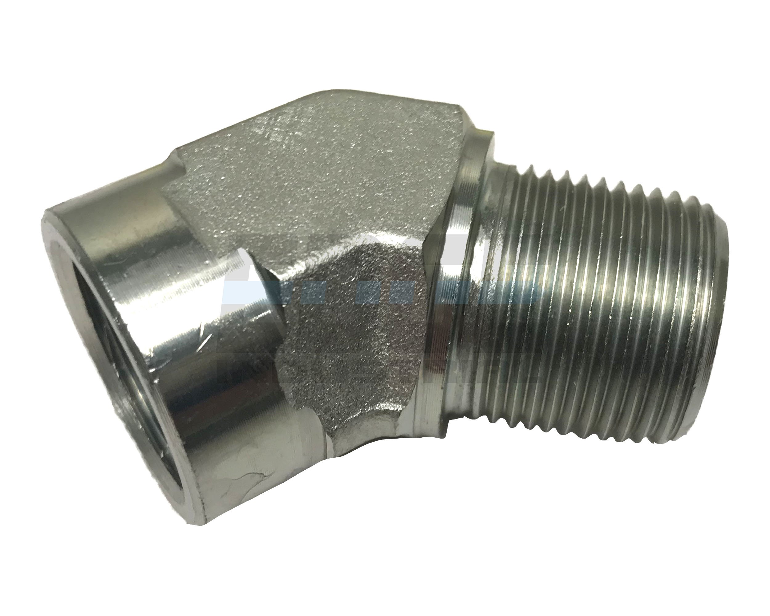 Snapklik.com : Steel 45o Street Elbow 3/4" Male NPT X 3/4" Female NPT ...