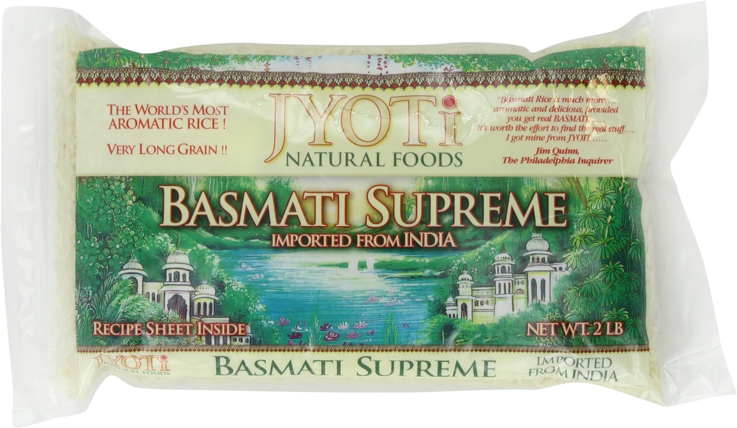 Amazon.com : Jyoti Basmati Supreme Rice, 6 bags of White Basmati Rice ...