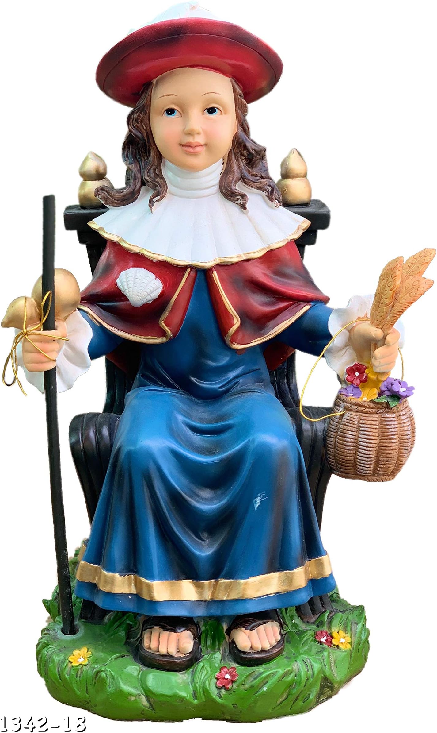 Amazon.com: Santo Niño De Atocha/Holy Child of Atocha 18" Inch Tall ...