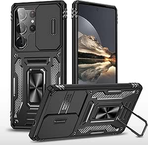 Amazon.com: SunStory for Samsung Galaxy S25 Ultra Case with HD Screen Protector & Kickstand ...