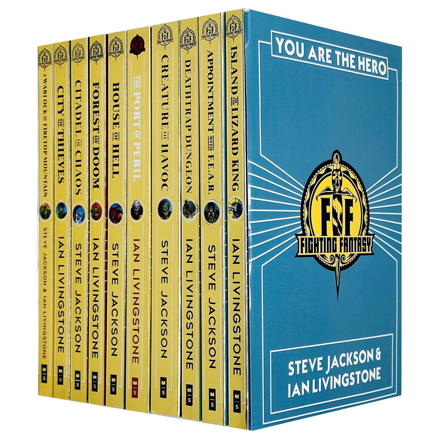 Fighting Fantasy Series You Are the Hero 10 Books Collection Set By ...