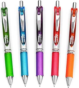 Pentel EnerGel XM BL77 - Retractable Liquid Gel Ink Pen - 0.7mm - 54% ...