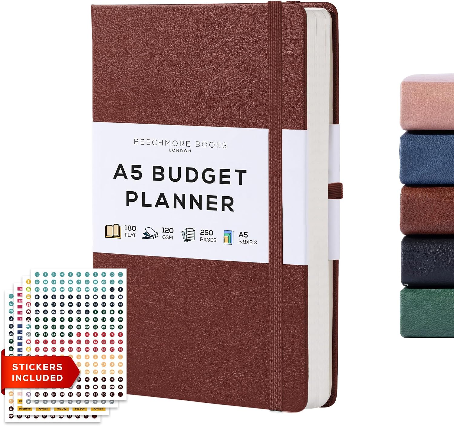 Amazon.com : BEECHMORE BOOKS Budget Planner - Undated Monthly Budget ...
