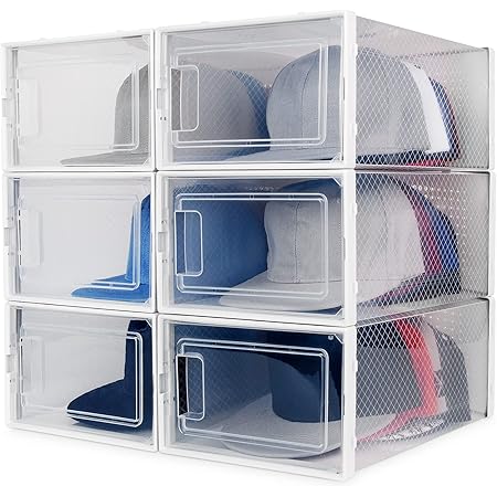 Amazon.com: QualiapeX Hat Organizer for Baseball Caps, Hat Storage Box ...