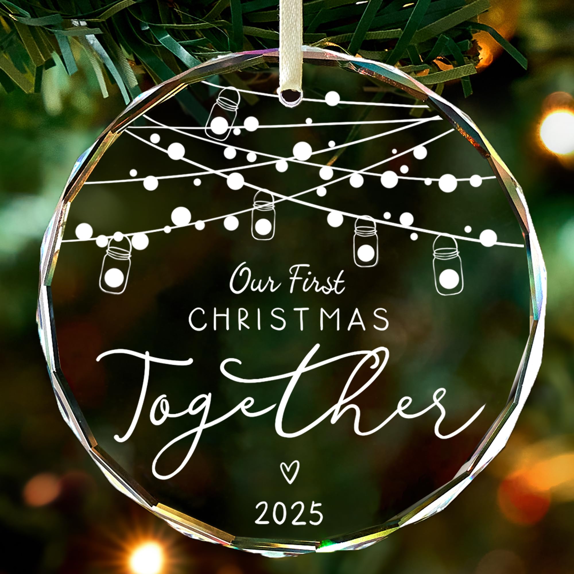 First Year Together Christmas Ornaments