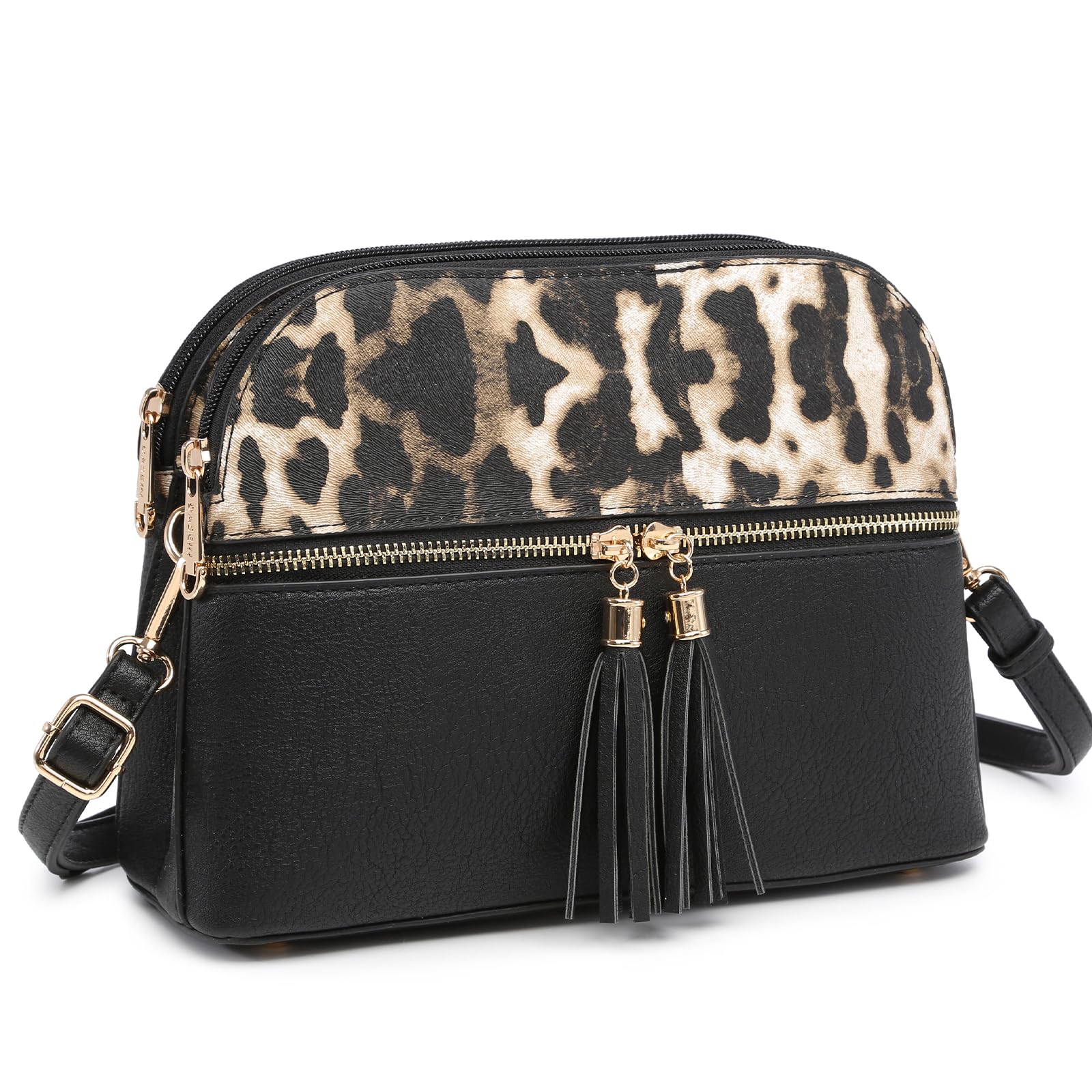 Dasein Women Tassel Zipper Pocket Crossbody Bag Shoulder Purse Fashion ...