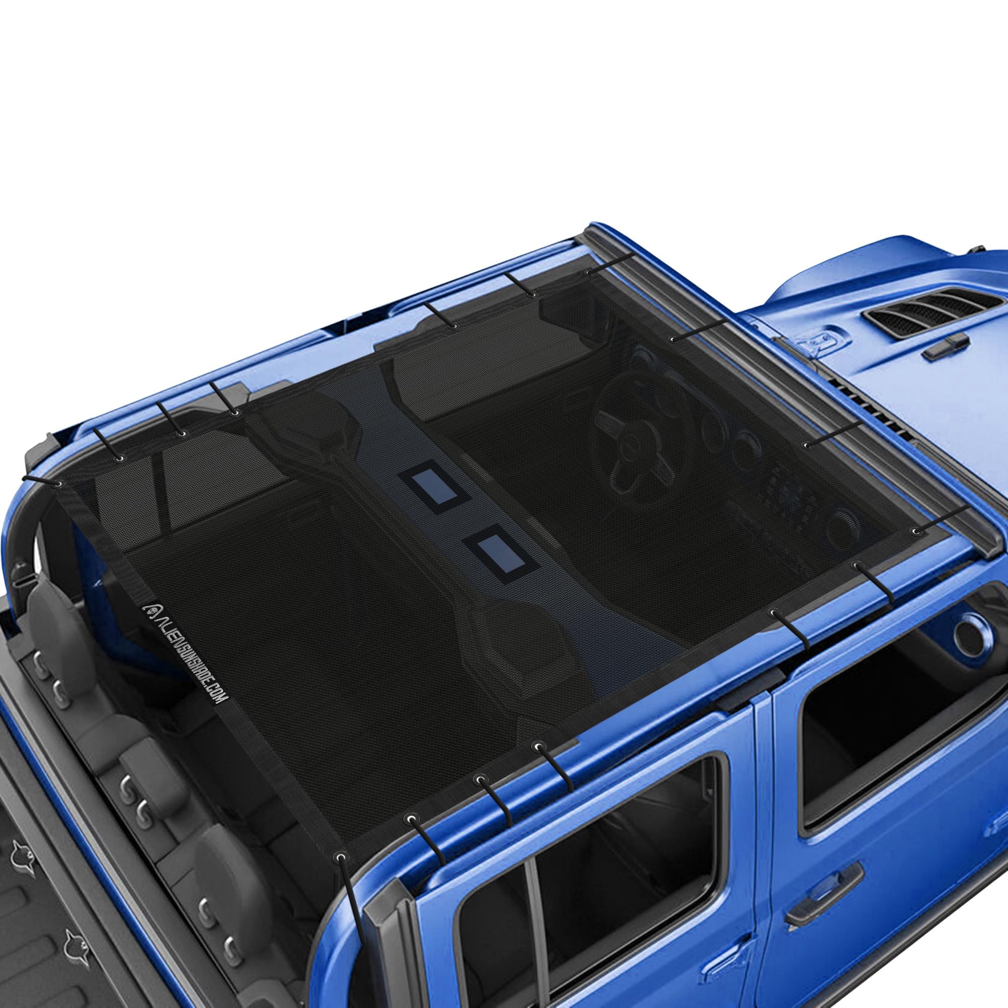 Buy Alien Sunshade Jeep Gladiator Sun Shade Black (2018-Current)- Full ...