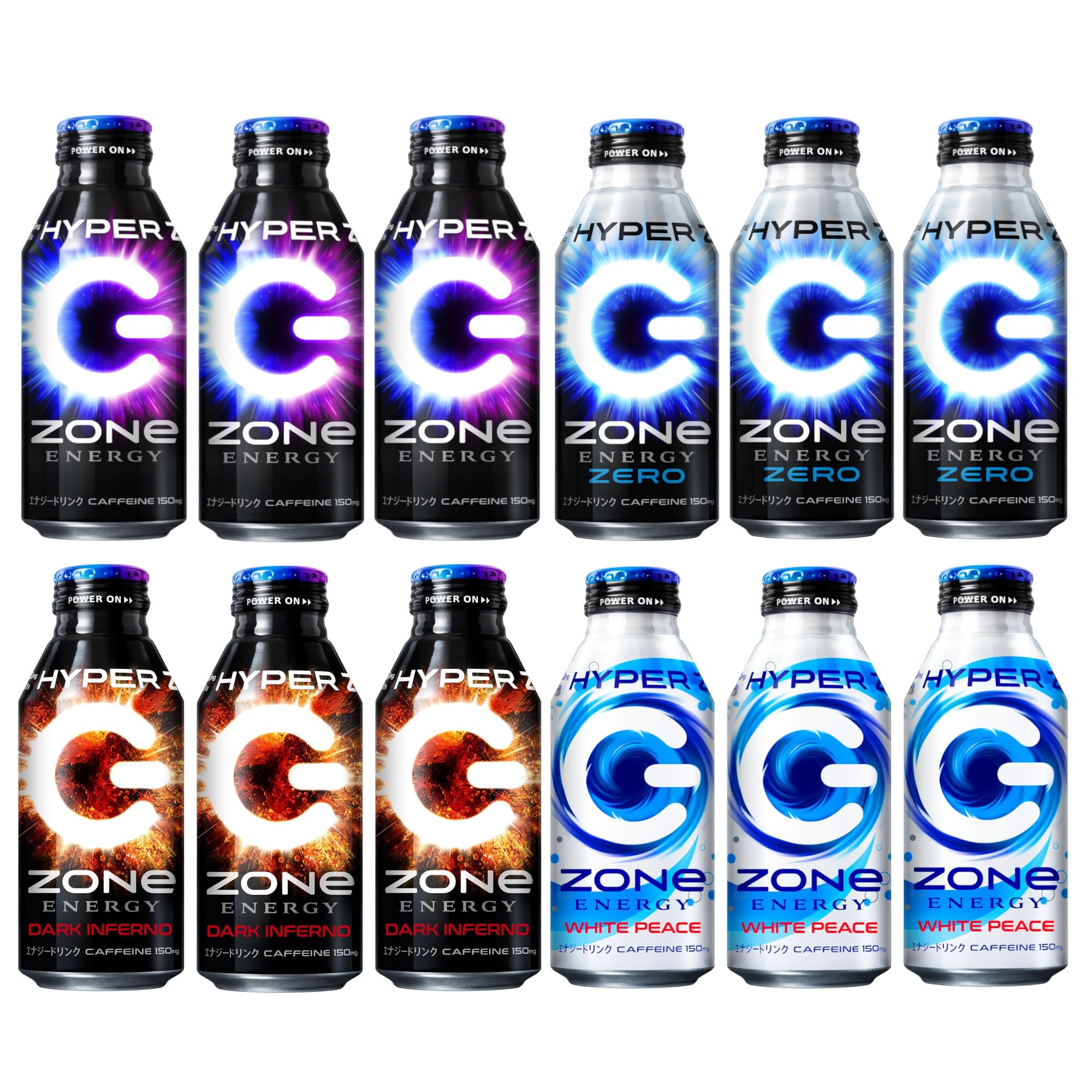 Amazon.co.jp: 【Amazon.co.jp 限定】HYPER ZONe 4種アソート 400ml×12缶 : 食品・飲料・お酒