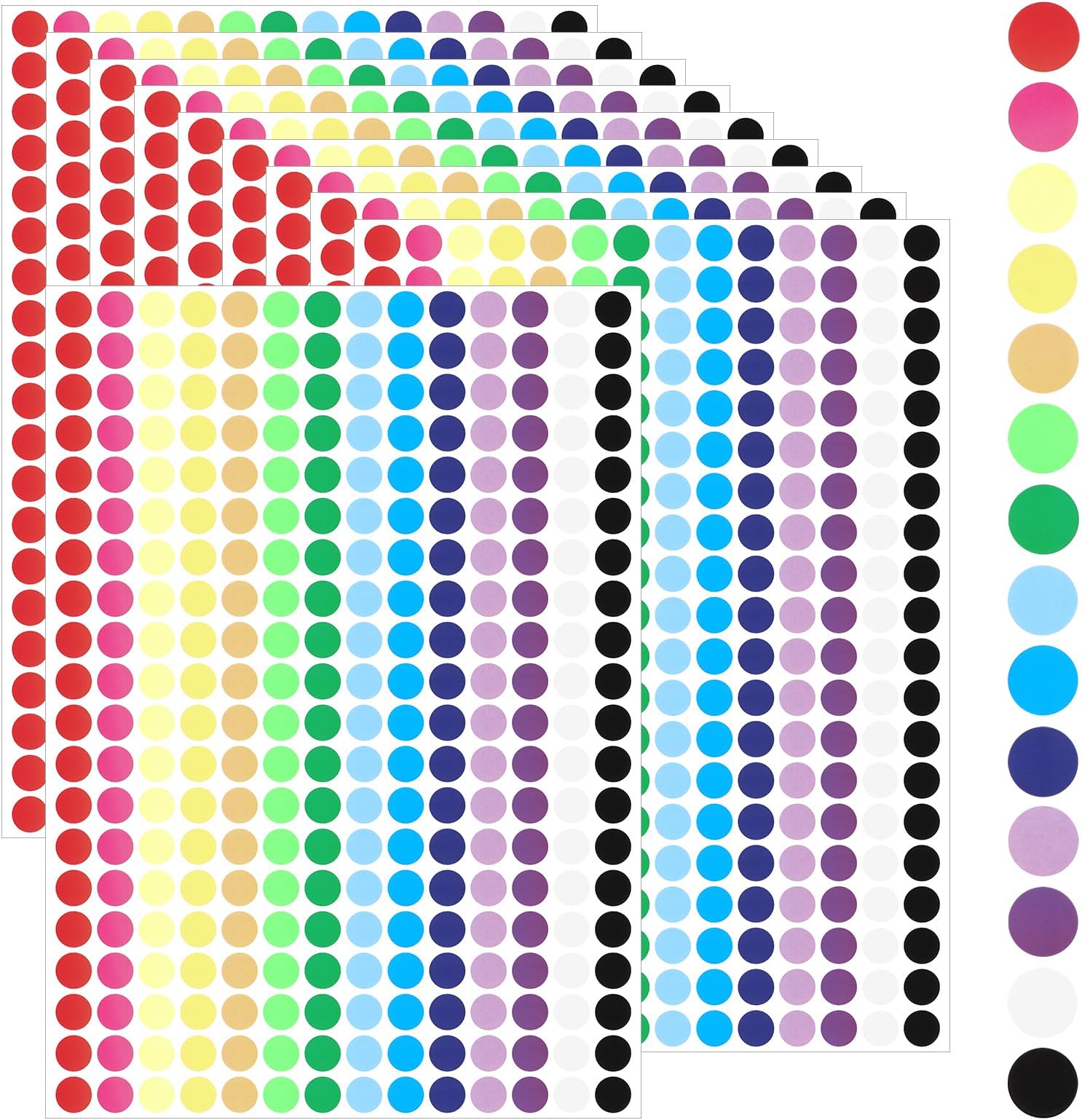 Amazon.com: Color Number Stickers, 447 Diamond Painting Storage Boxes ...