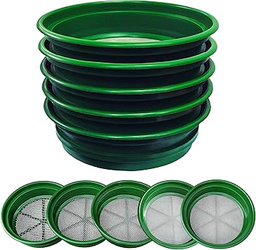 Amazon.com: SE 13.25 Inch Wide Stackable Classifier Gold Prospecting ...