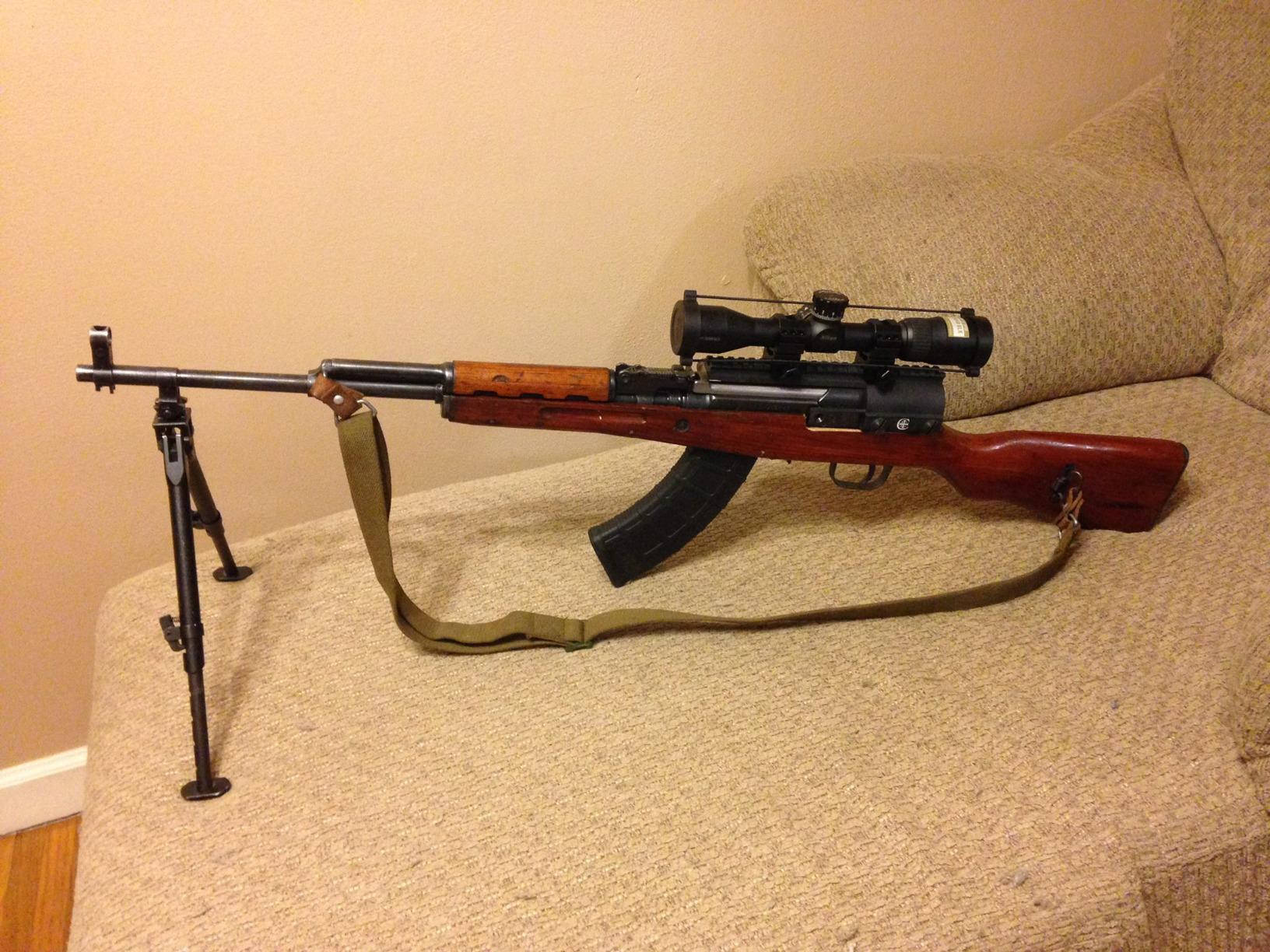 Amazon.com : Crazy Ivan SKS Scope Mount with Short Rail, Long Plate ...