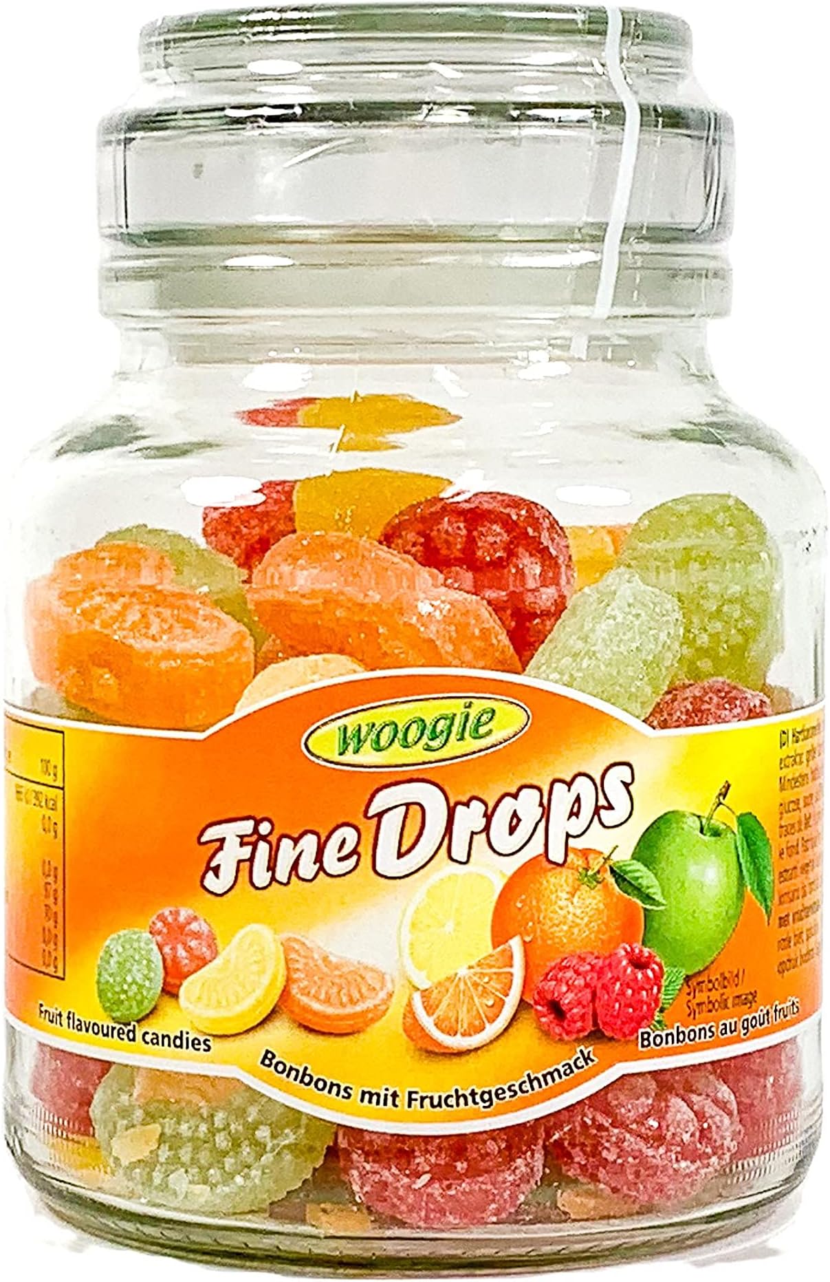 Amazon.com : Woogie Fine Fruit Drops Mix, Sanded Bon Bon Candy, Mini ...