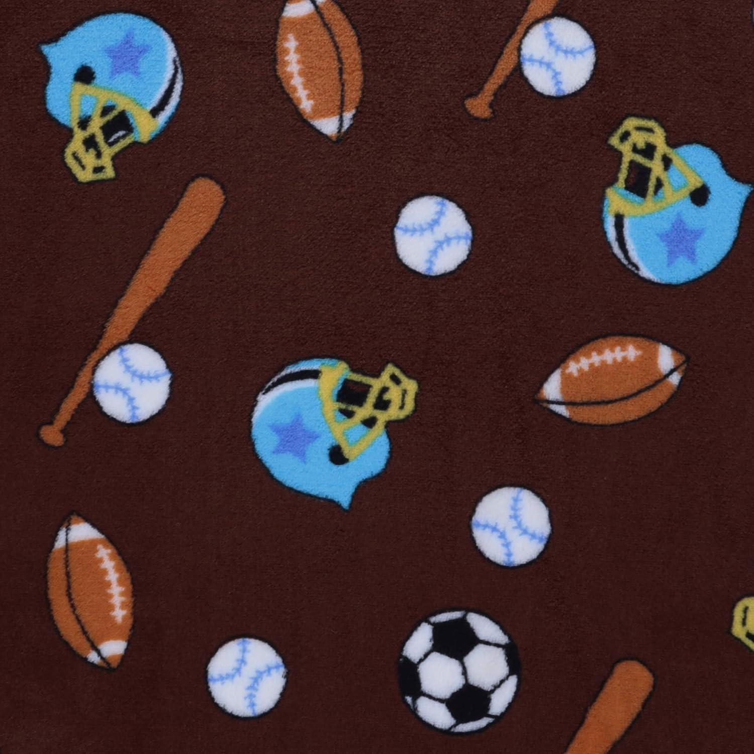 Amazon.com: Mook Fabrics Printed Super Soft Velour Fleece (60'' Wide ...