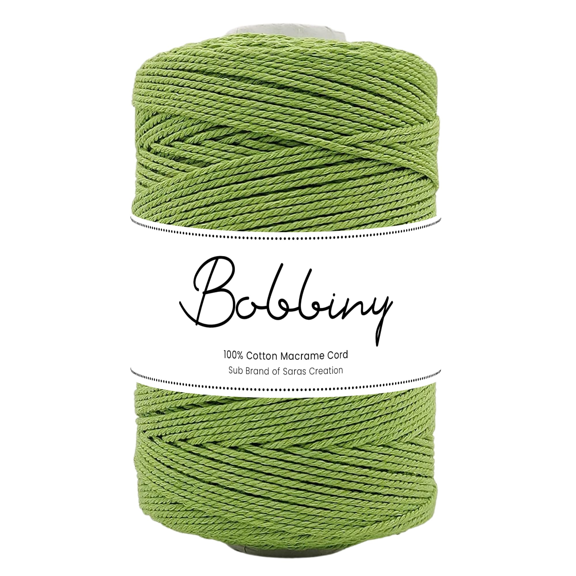 Bobbiny 3 Ply Twisted Macrame Cotton Cord Dori Roll Packaging ...