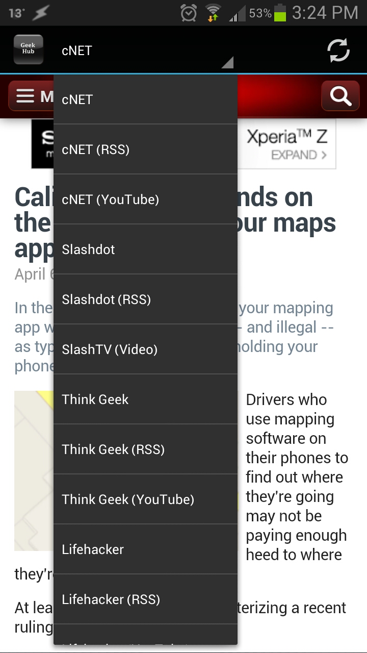 Geek Hub (free) - App on Amazon Appstore