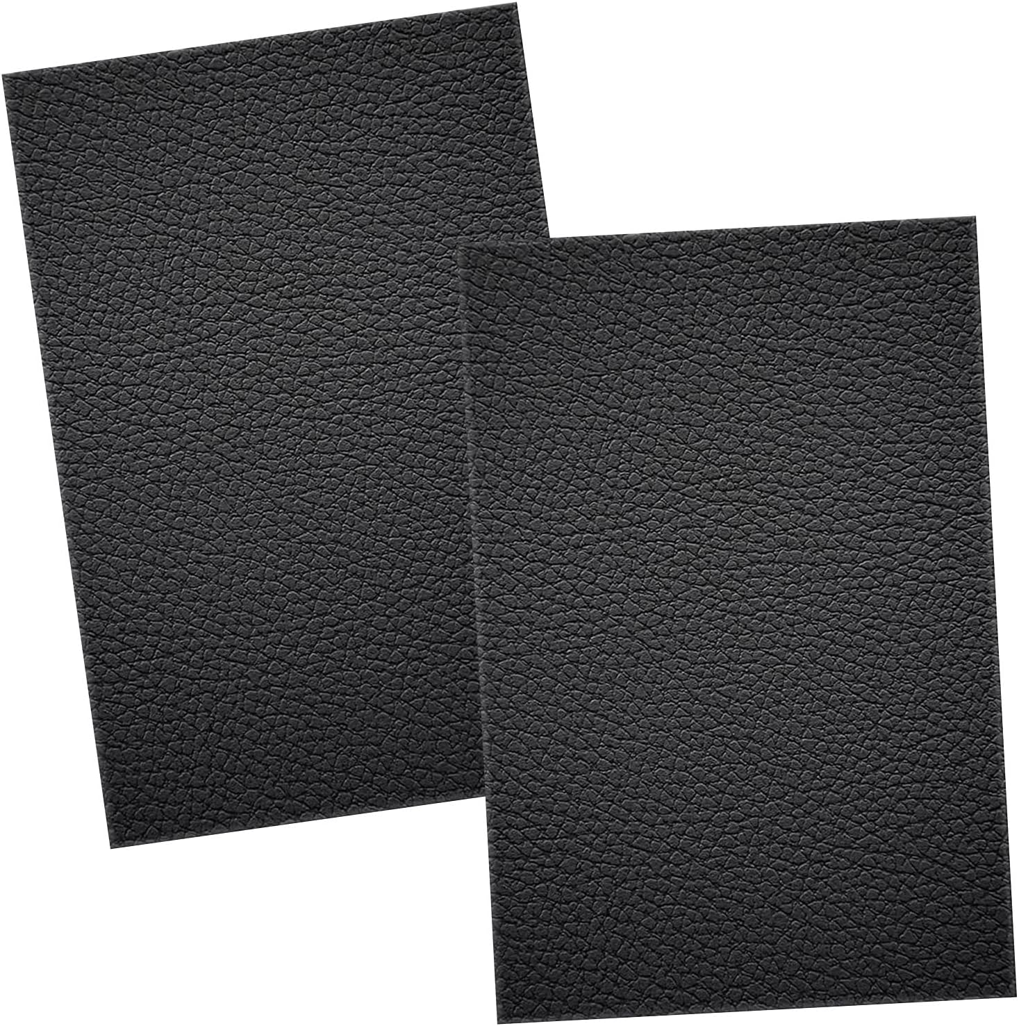 2pcs 30x20cm Black Leather Repair Patch, Self-Adhesive PU Leather ...