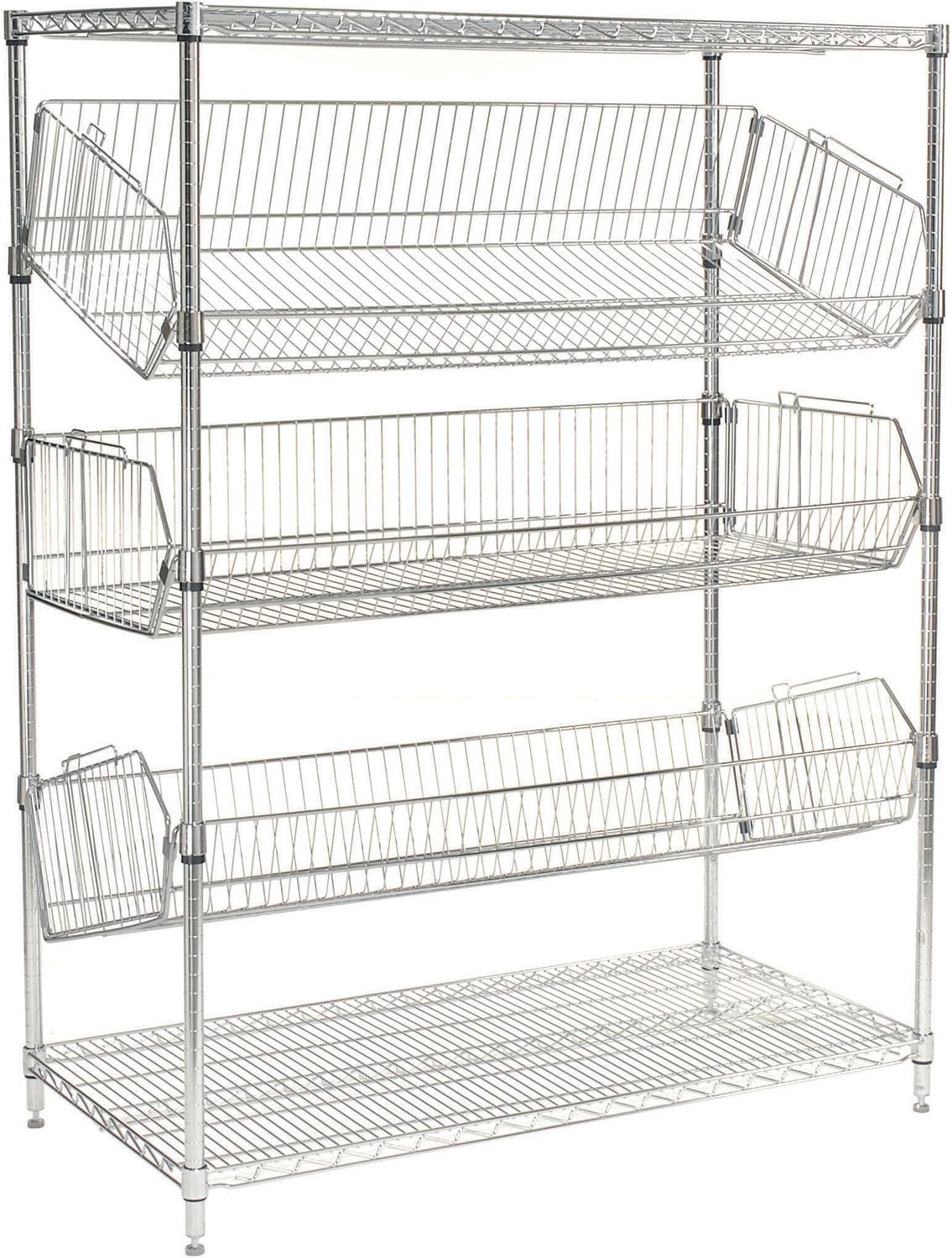 Amazon.com: Nexel Metal Bin Pick Rack Size: 63" H x 48" W x 24" D ...