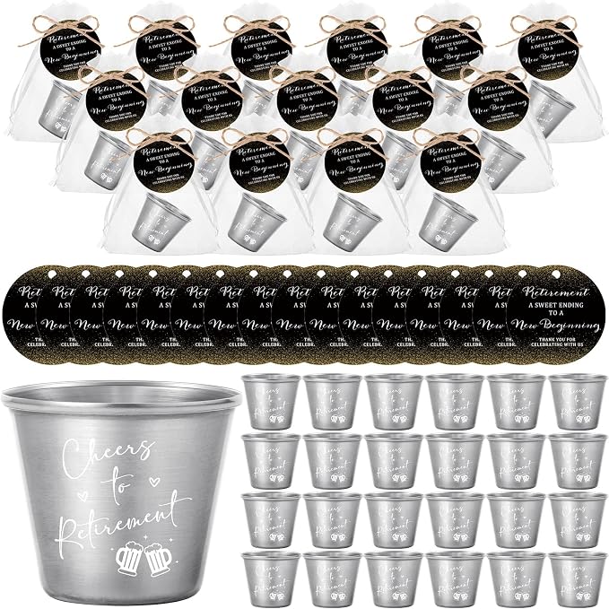 Amazon.com: Havawish 50 Sets Retirement Party Favors for Guests Cheers ...